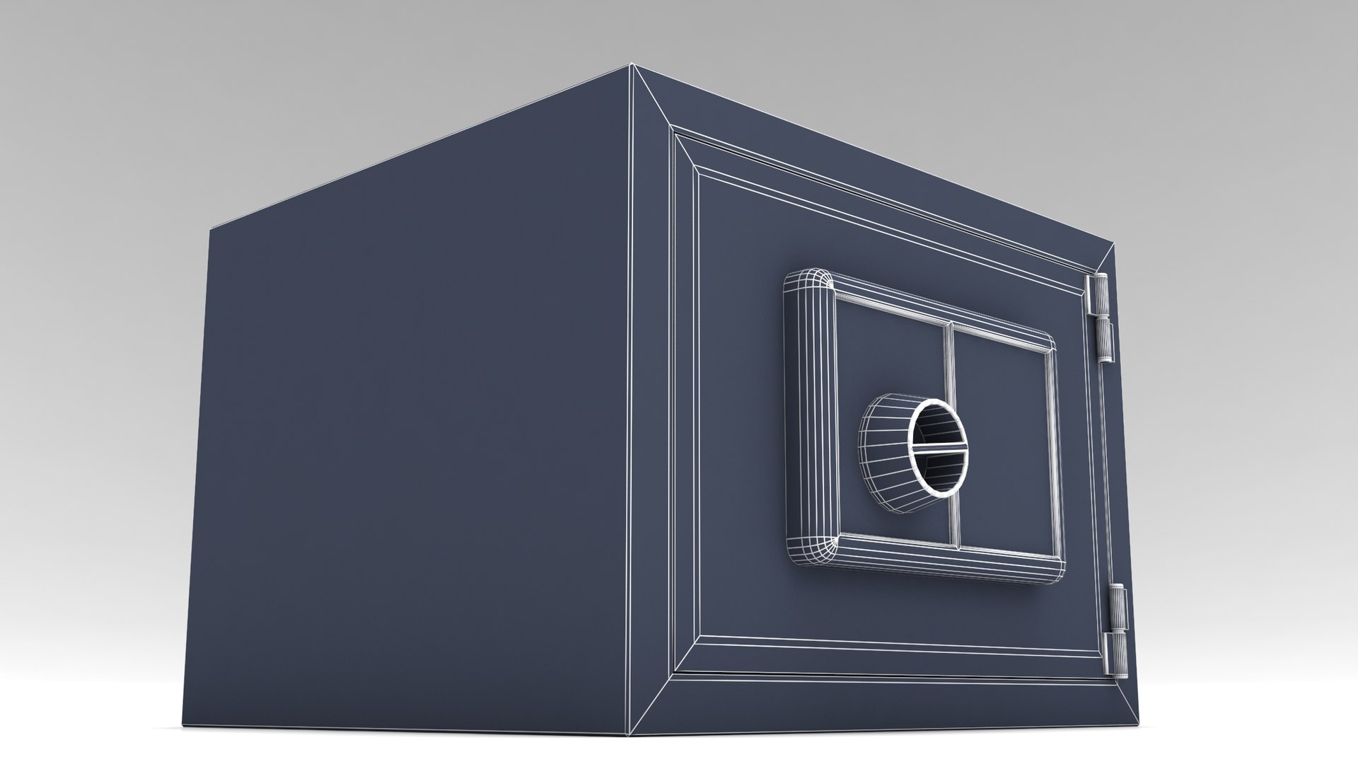 3D Steel Safe Model - TurboSquid 1618710