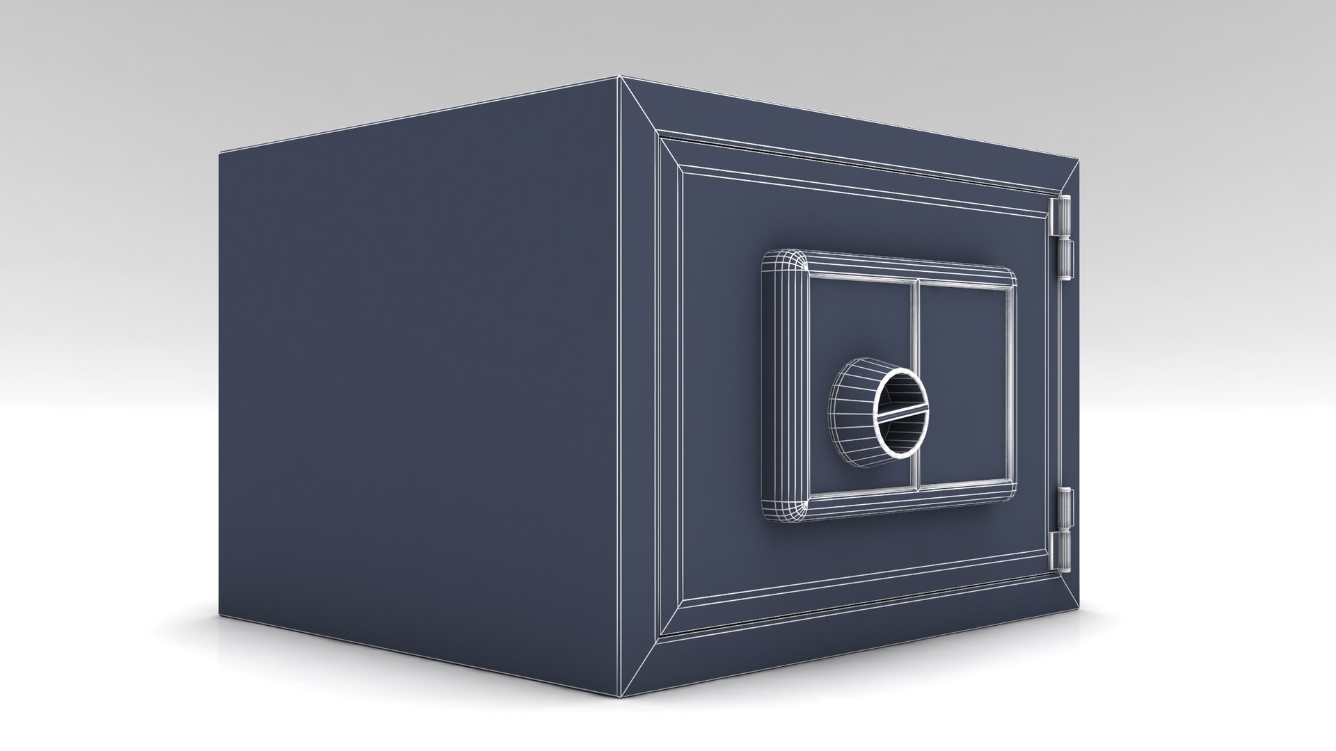3D Steel Safe Model - TurboSquid 1618710