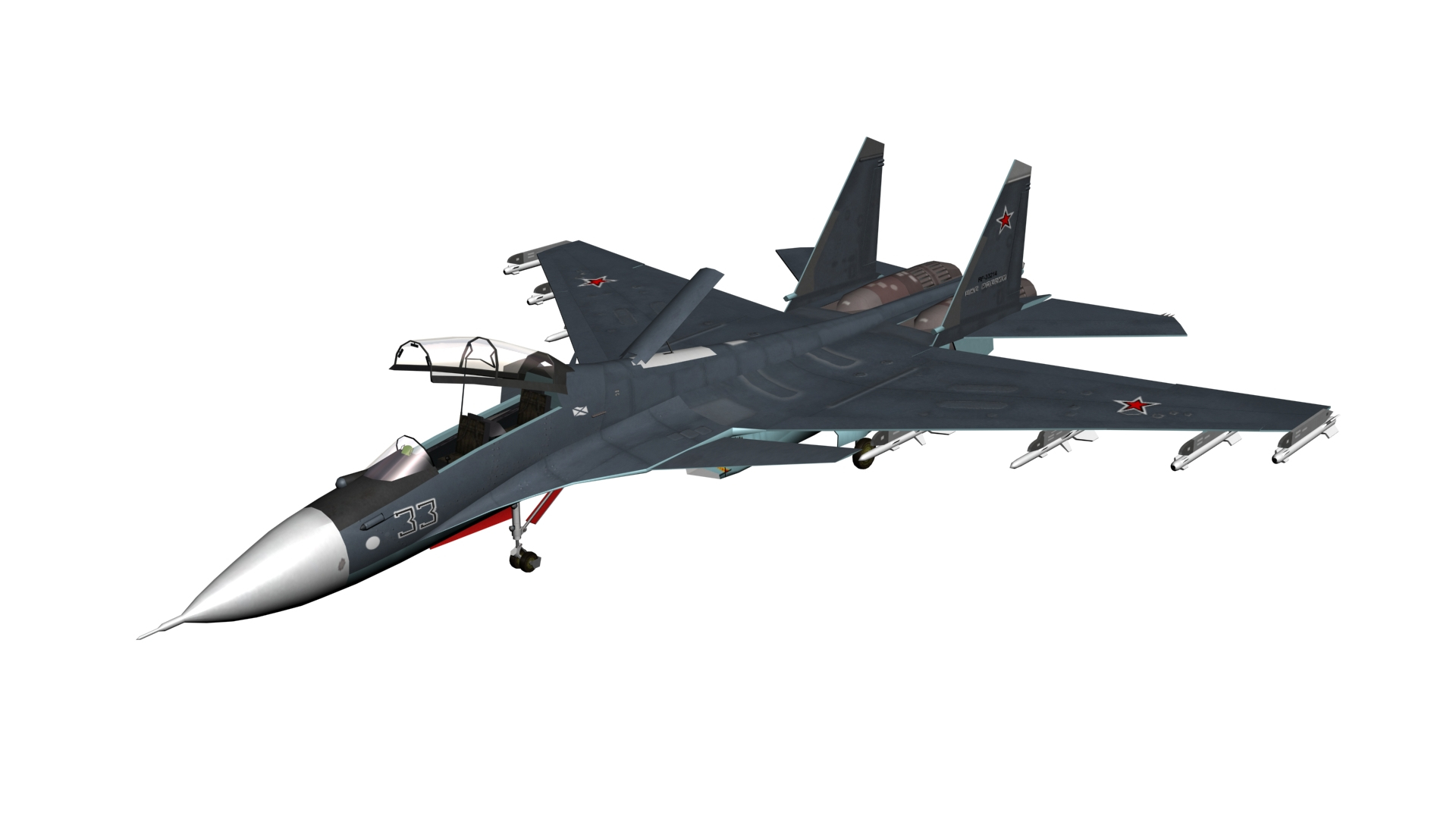 Sukhoi Su-30 Su-27 Mikoyan Mig-35 3D Model - TurboSquid 1974004