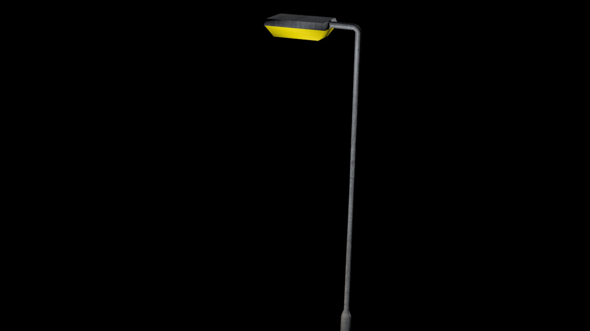 Free Basic Lamp Post 3d Model