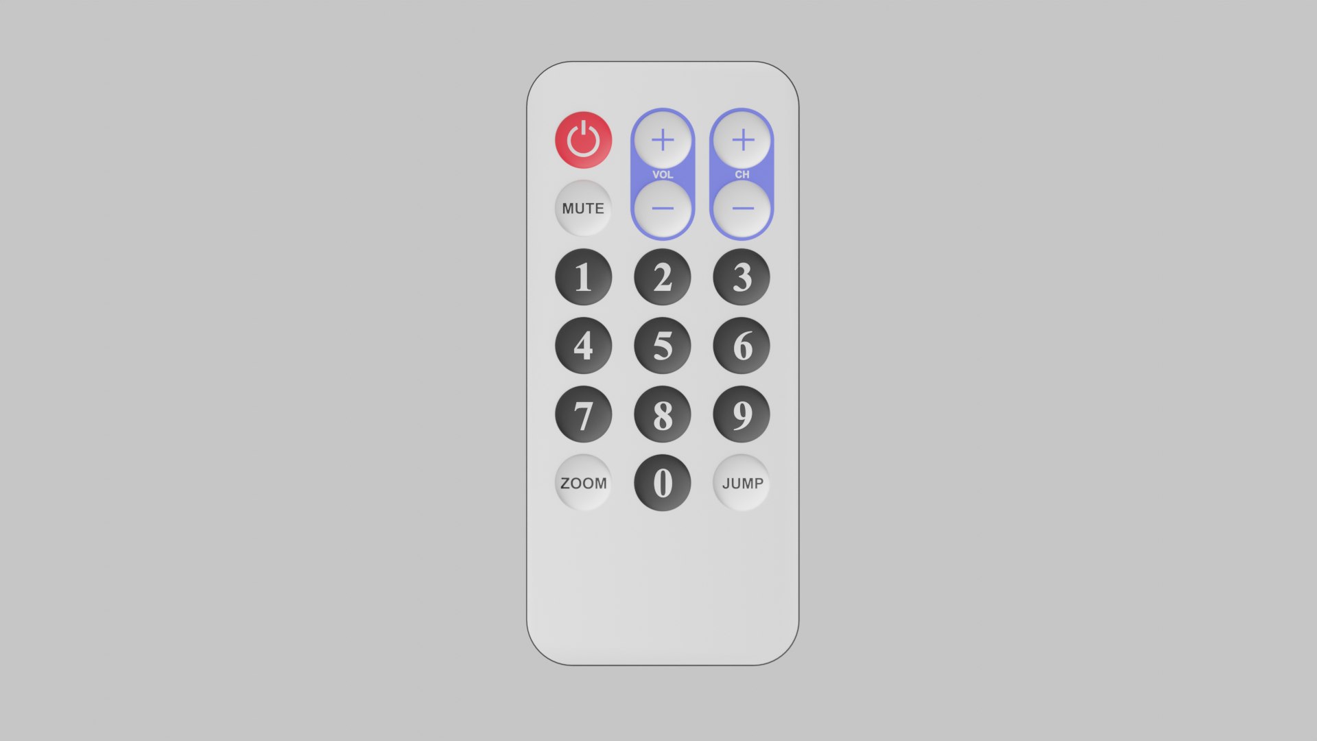 3D Model Mini Remote Control - TurboSquid 2010903