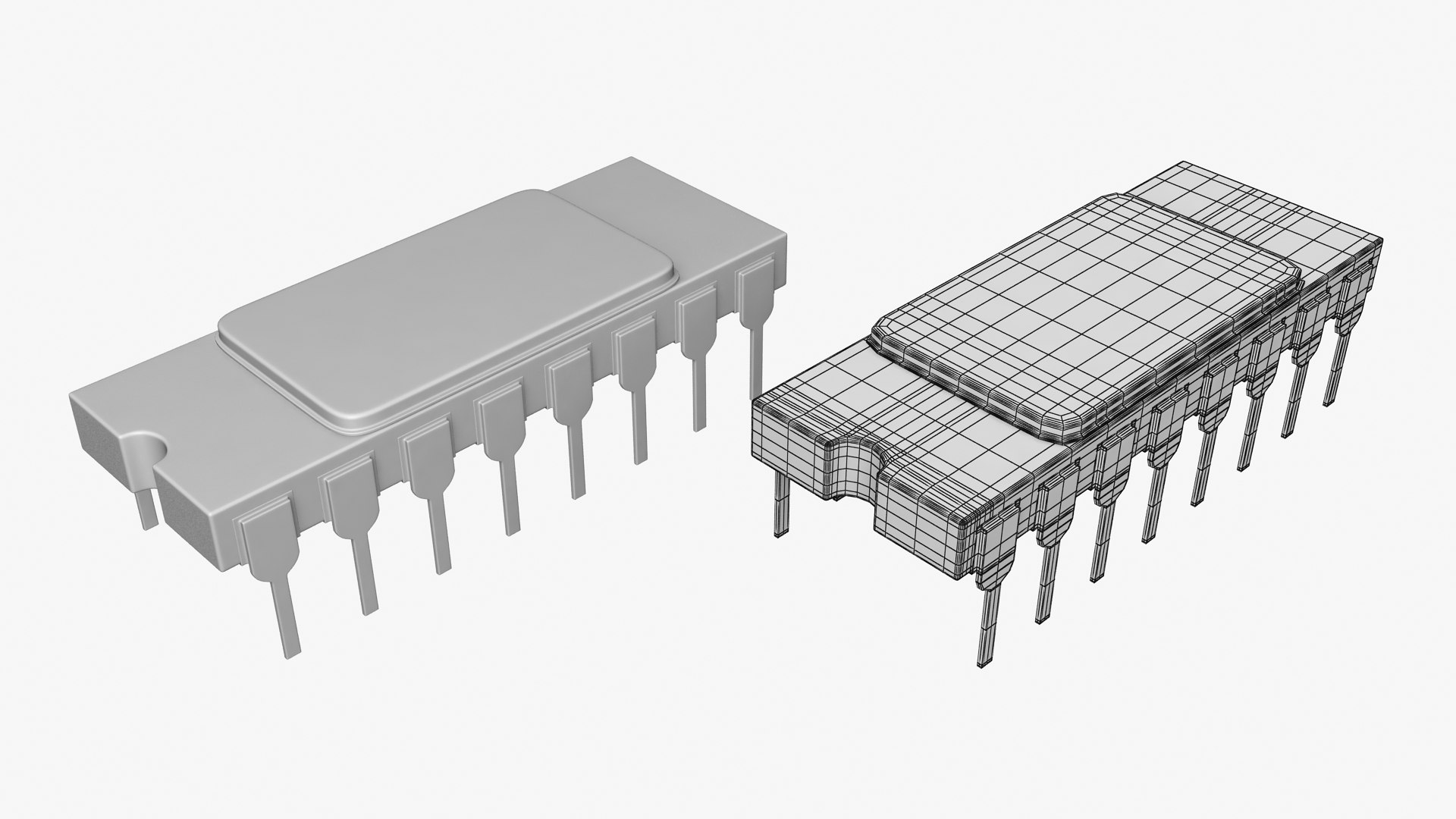 Intel 4004 3D Model - TurboSquid 1624501