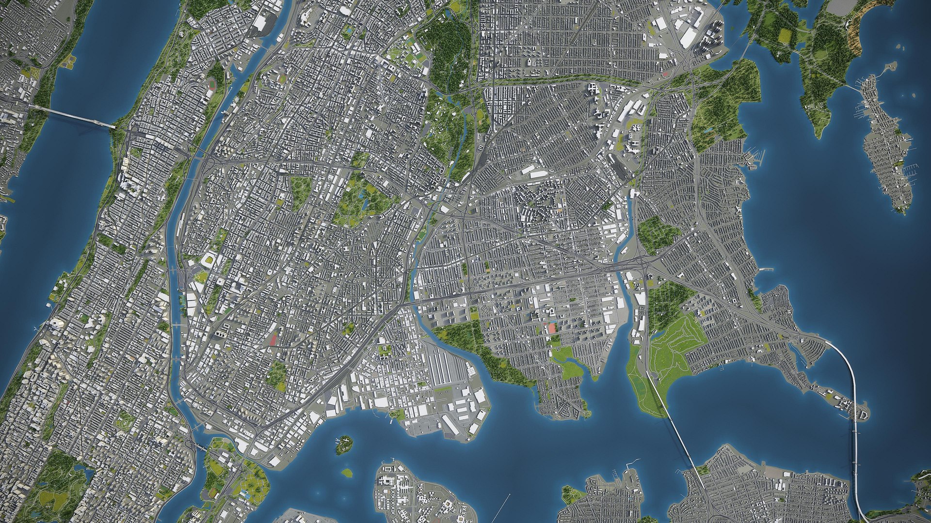 3D Bronx Surrounding - Model - TurboSquid 1481468