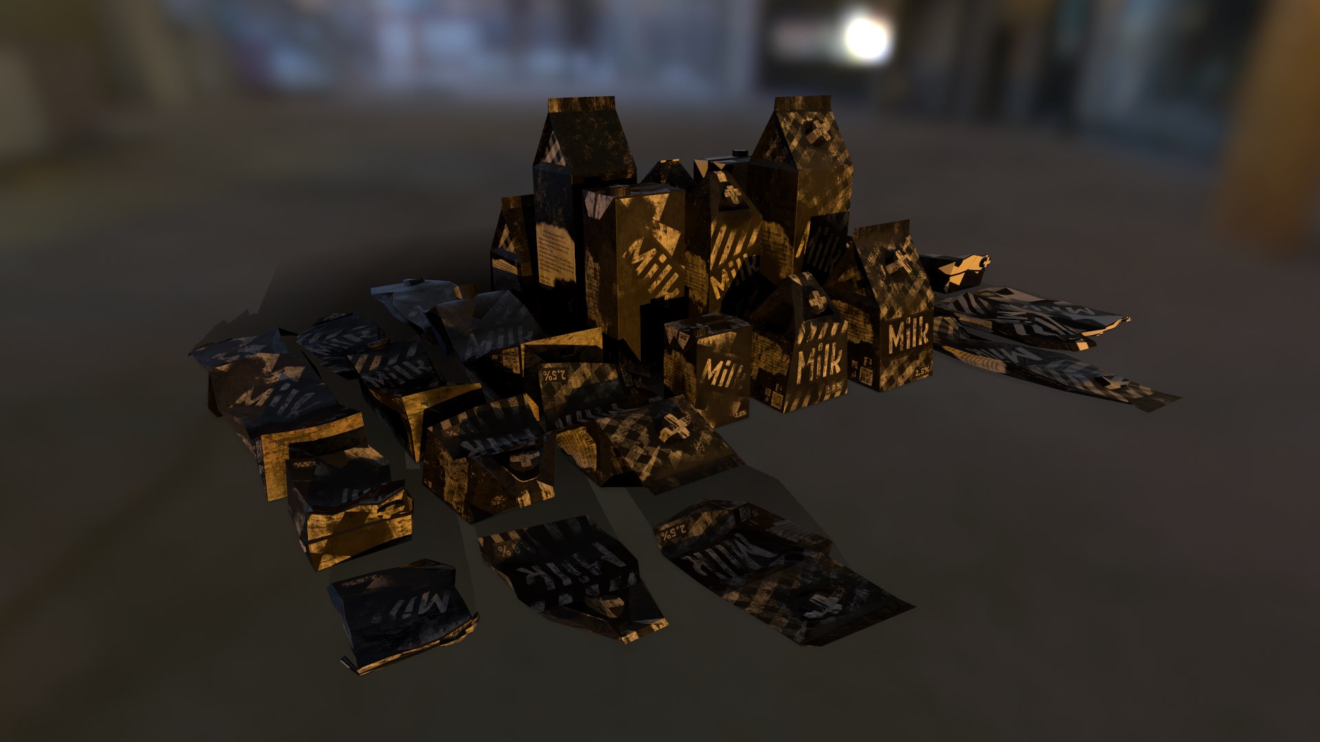 Milk Cartons 2k Pbr Model - TurboSquid 1467300