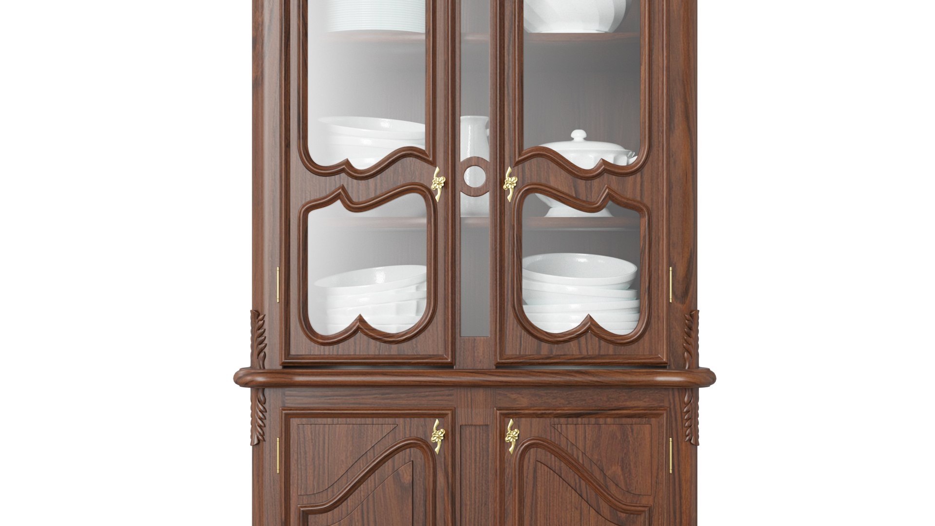 3D Model Classic Style Display Cabinet 750 - TurboSquid 2329930