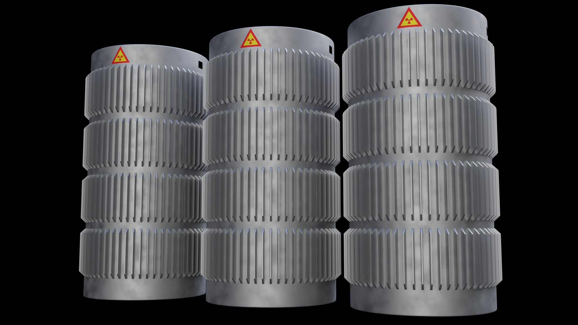 Container Spent Nuclear Fuel 3D Model - TurboSquid 1578100