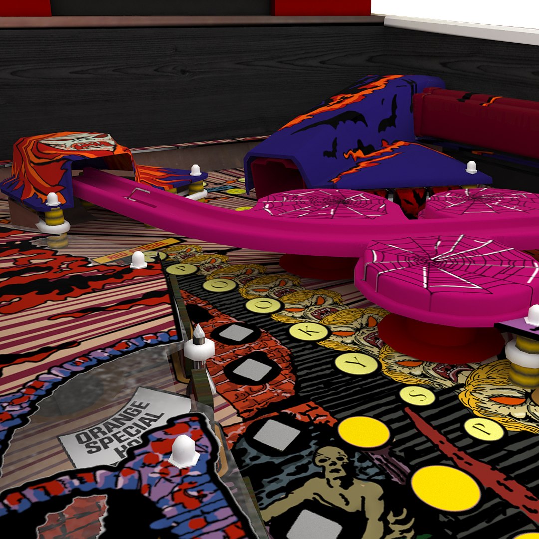 Spooky Pinball 3D Model - TurboSquid 1347007