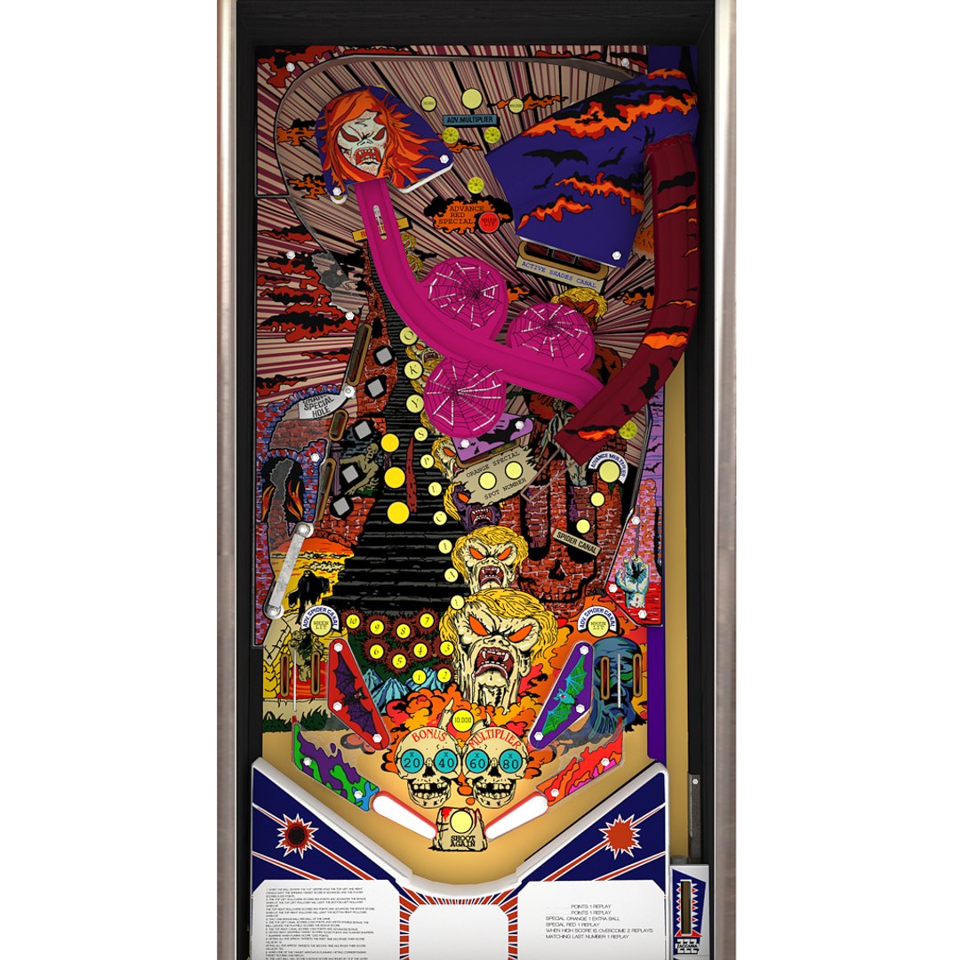 Spooky Pinball 3D Model - TurboSquid 1347007