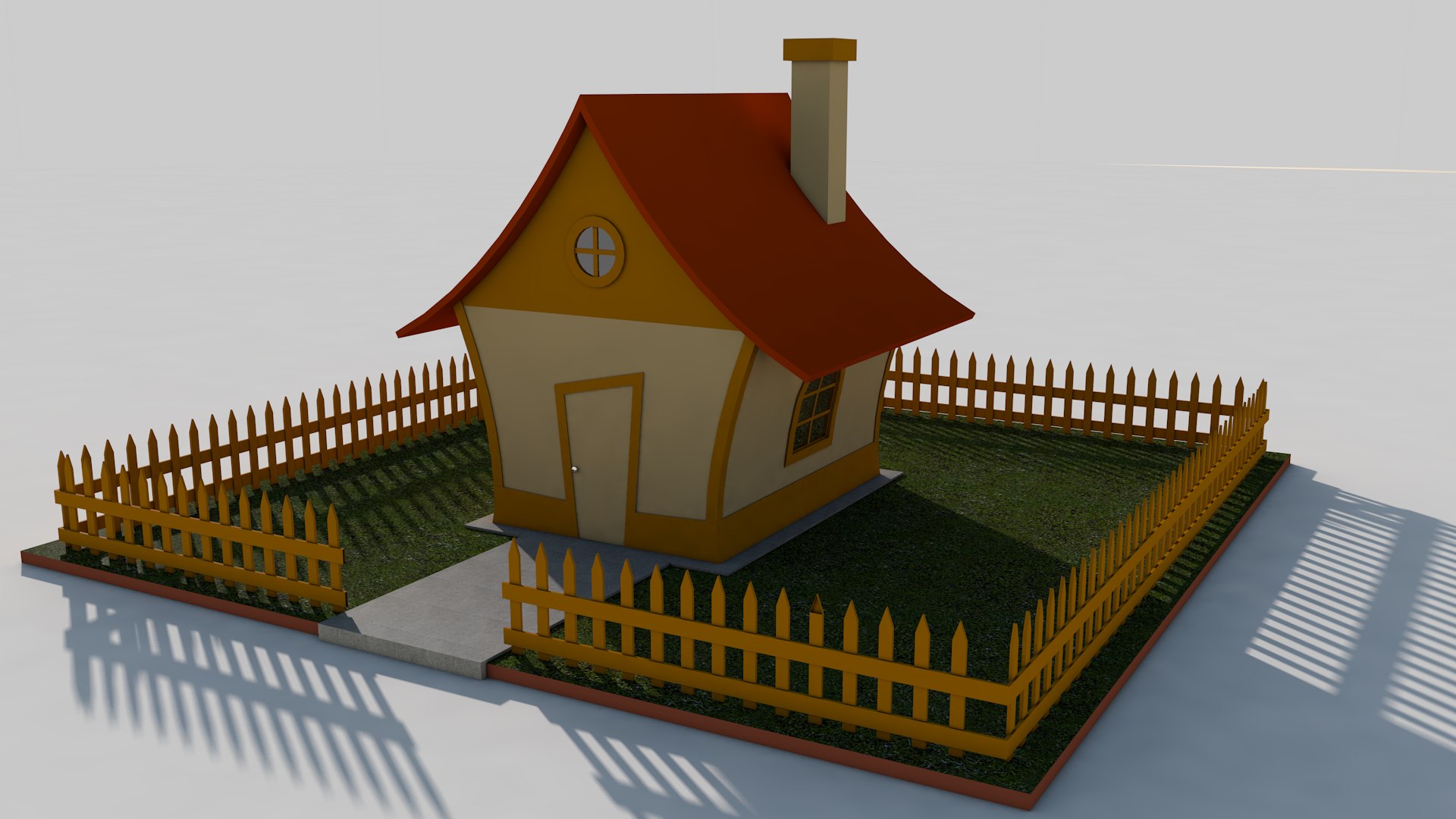 3D Model Cartoon House - TurboSquid 1572534