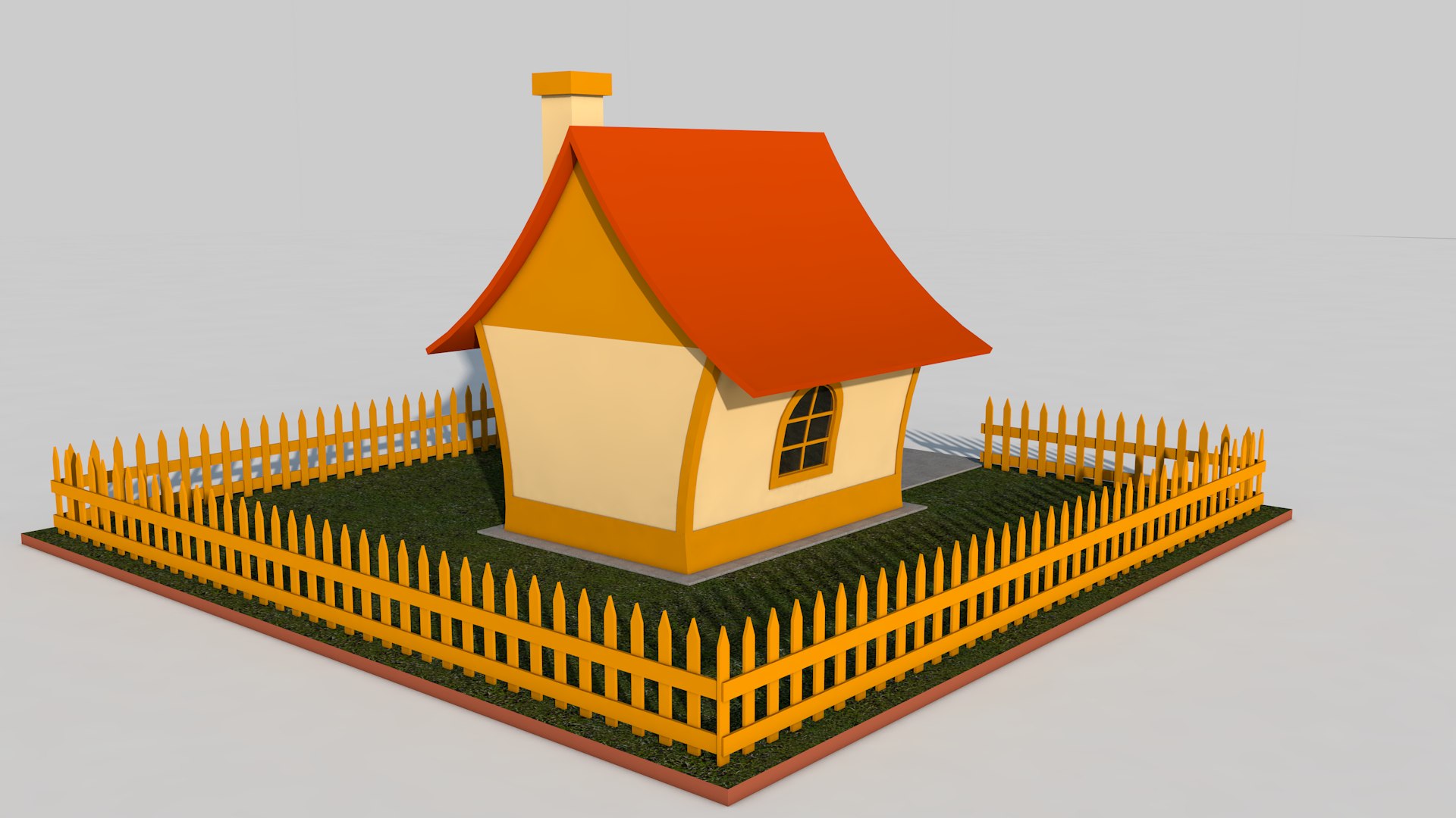 3D Model Cartoon House - TurboSquid 1572534