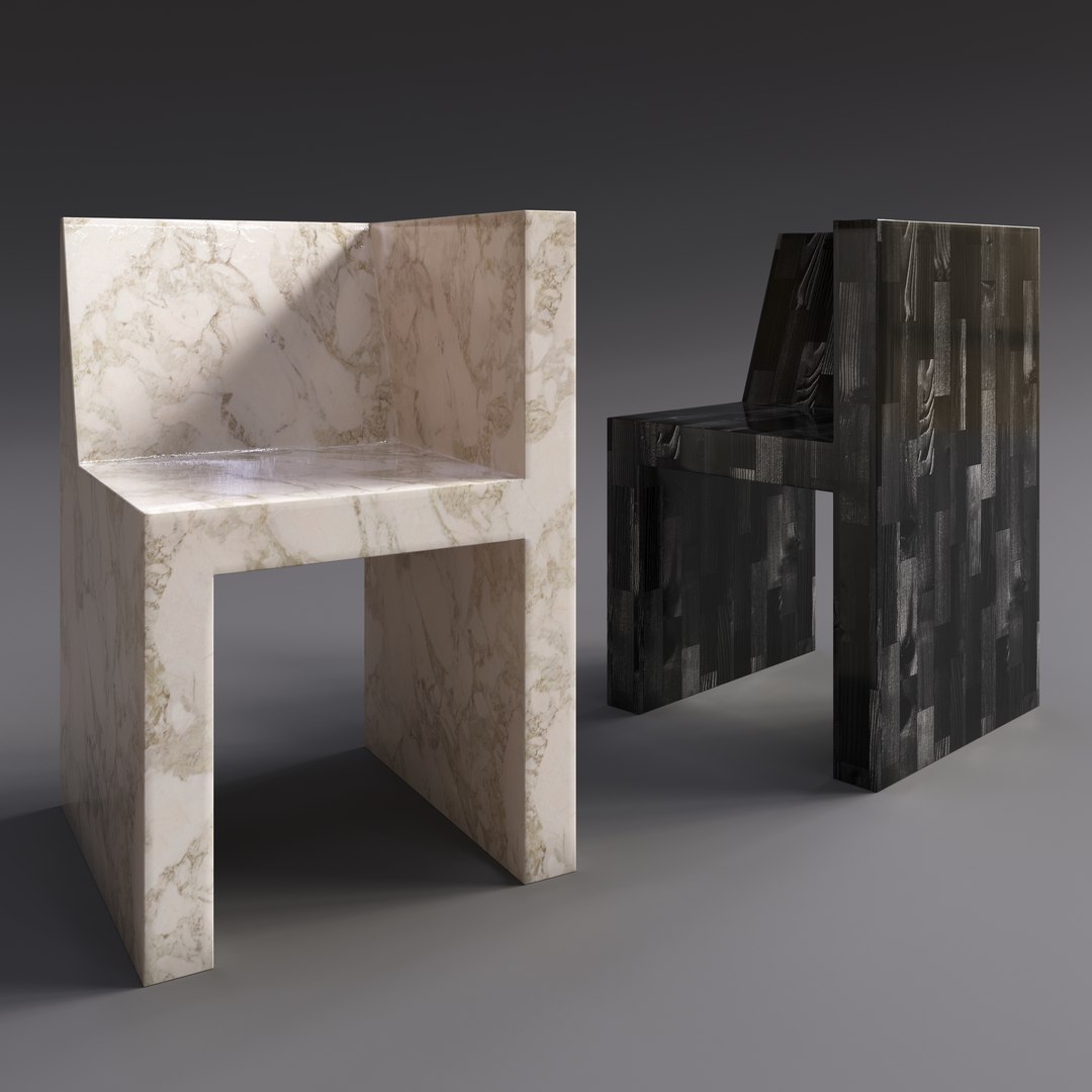 3D Rick Owens Chair Model - TurboSquid 1910259