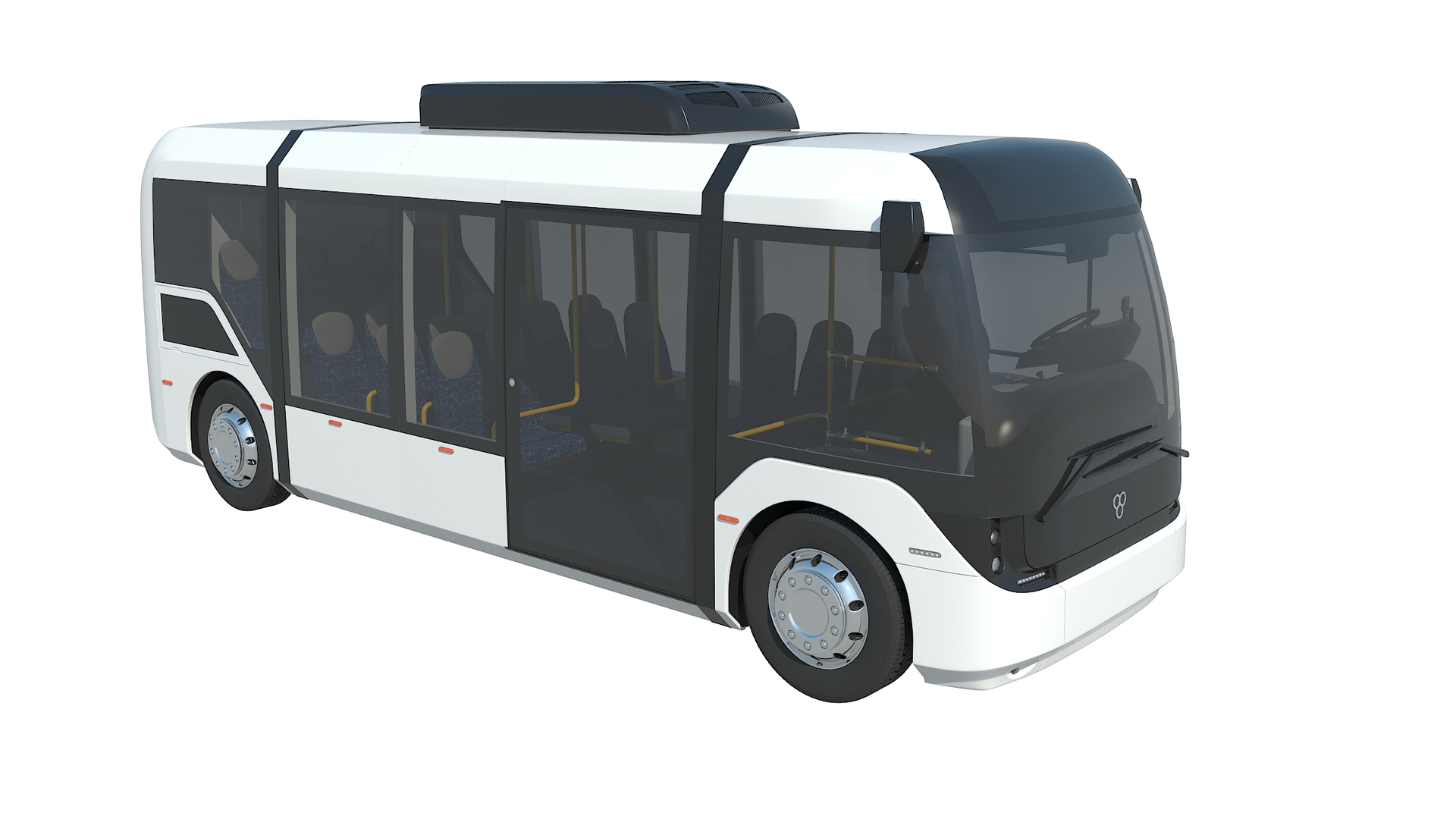 Vero electric bus 3D model - TurboSquid 1679513
