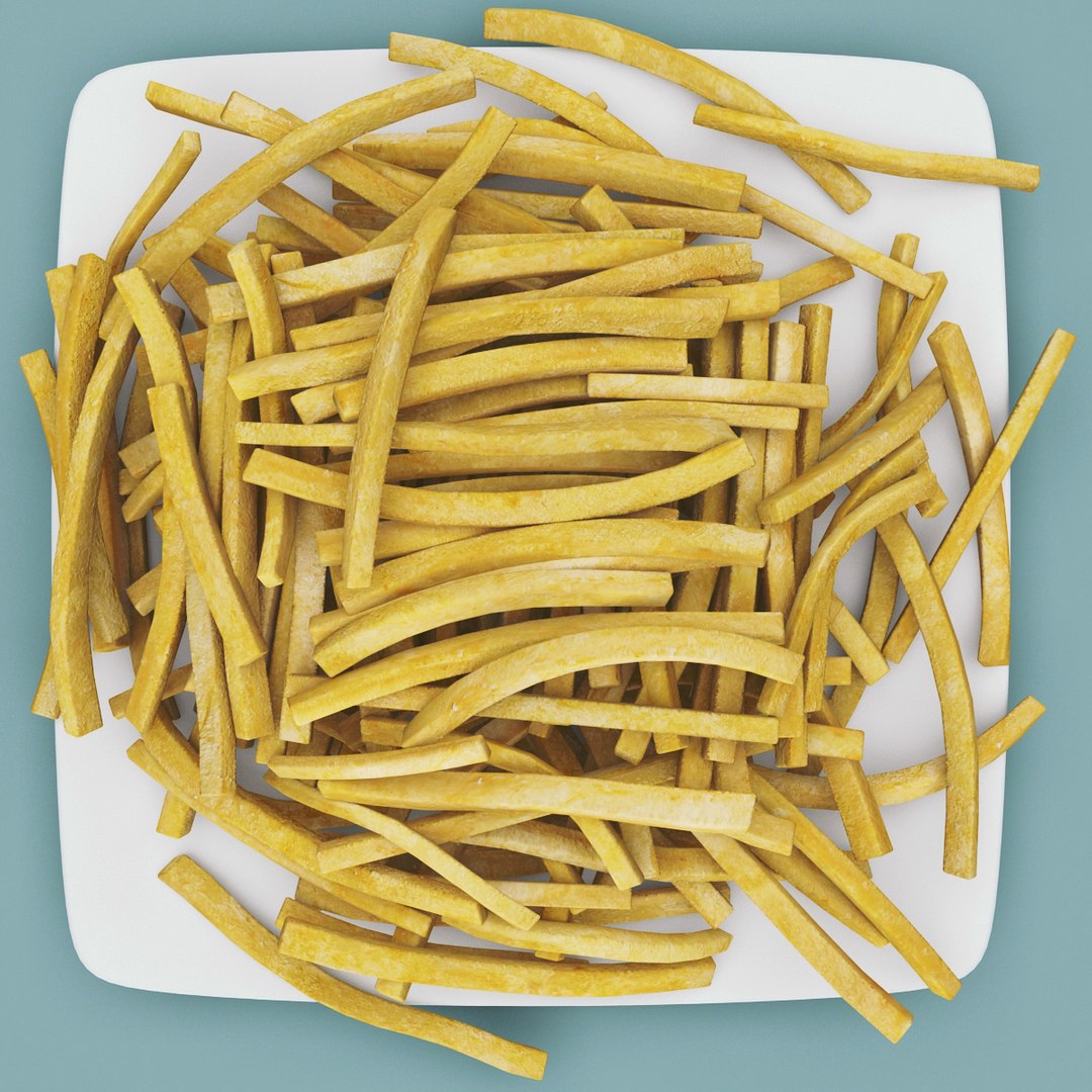 3d french fries