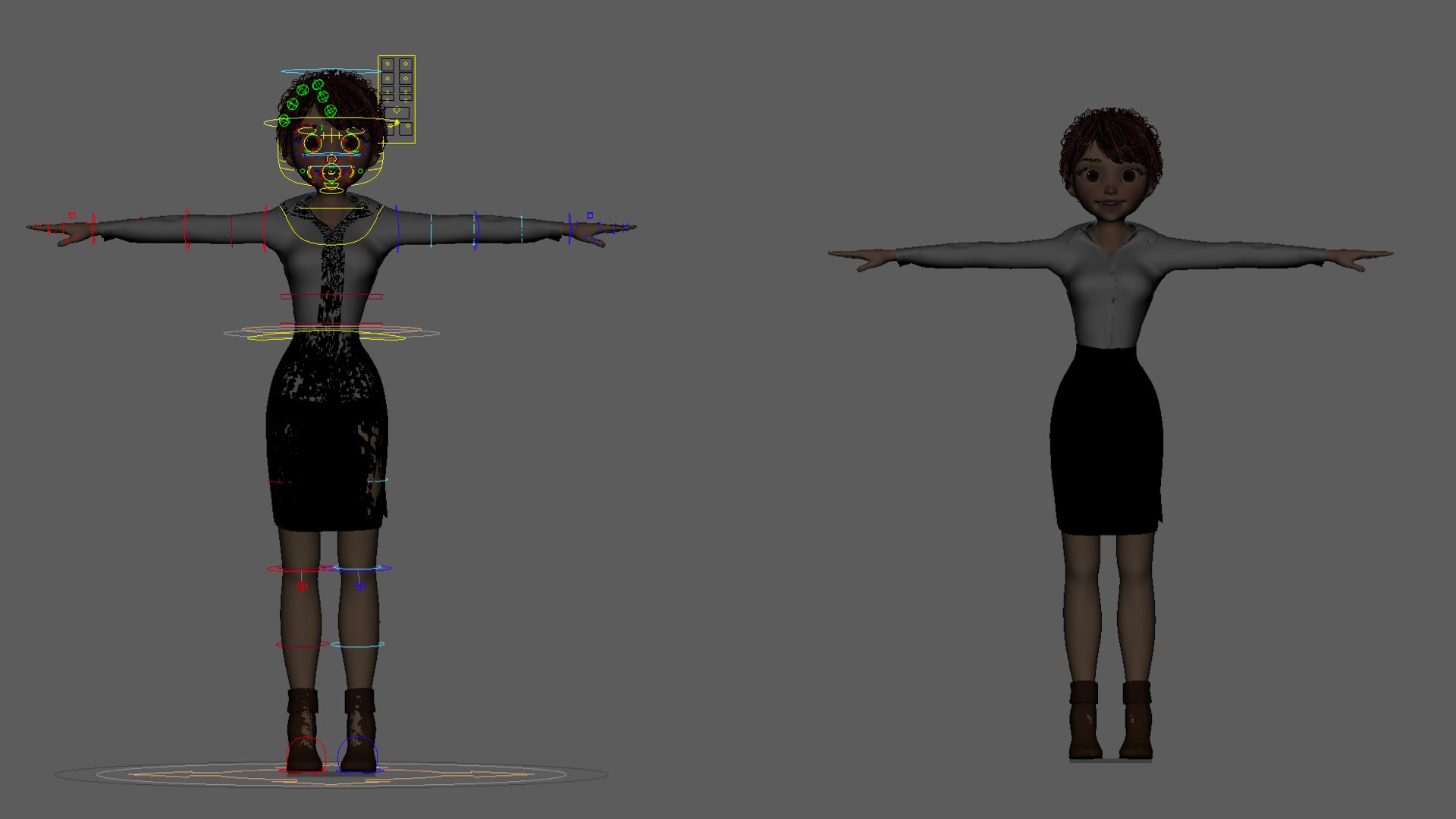 3D Stylized Ethnic Rigs - Asian - TurboSquid 2017200