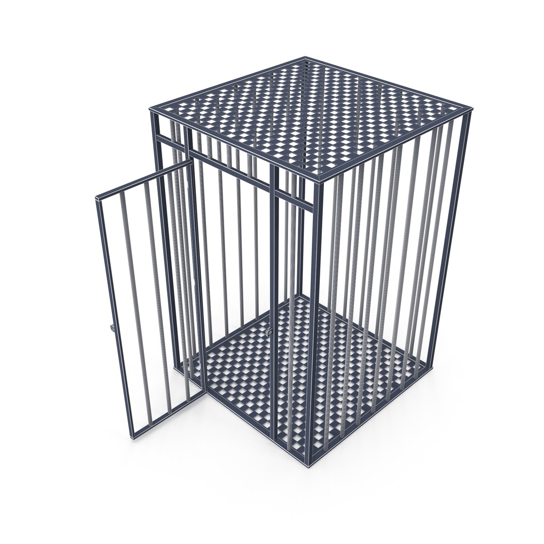 Iron Prison Cage Model 3D Model - TurboSquid 2164439
