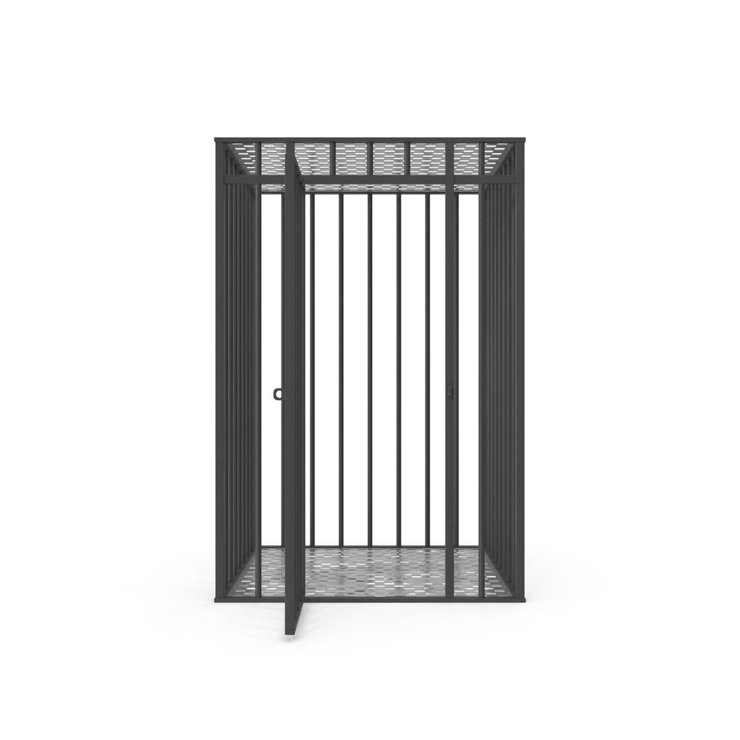 Iron Prison Cage Model 3D Model - TurboSquid 2164439