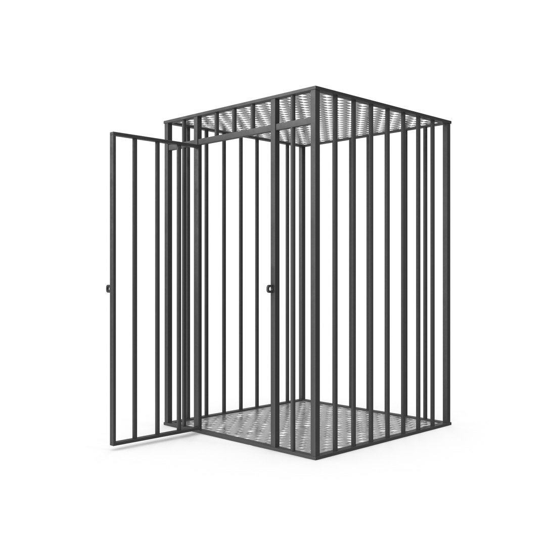 Iron Prison Cage Model 3D Model - TurboSquid 2164439