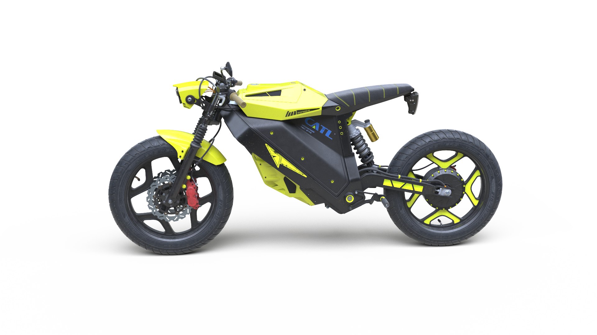 Electric Motorcycle Expressive 3D Model - TurboSquid 1795212