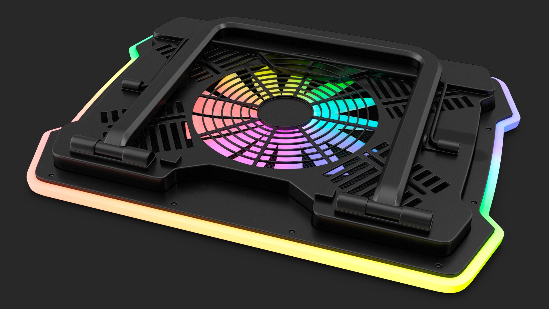 3D Gaming Laptop Cooling Pad On State Model - TurboSquid 2025424