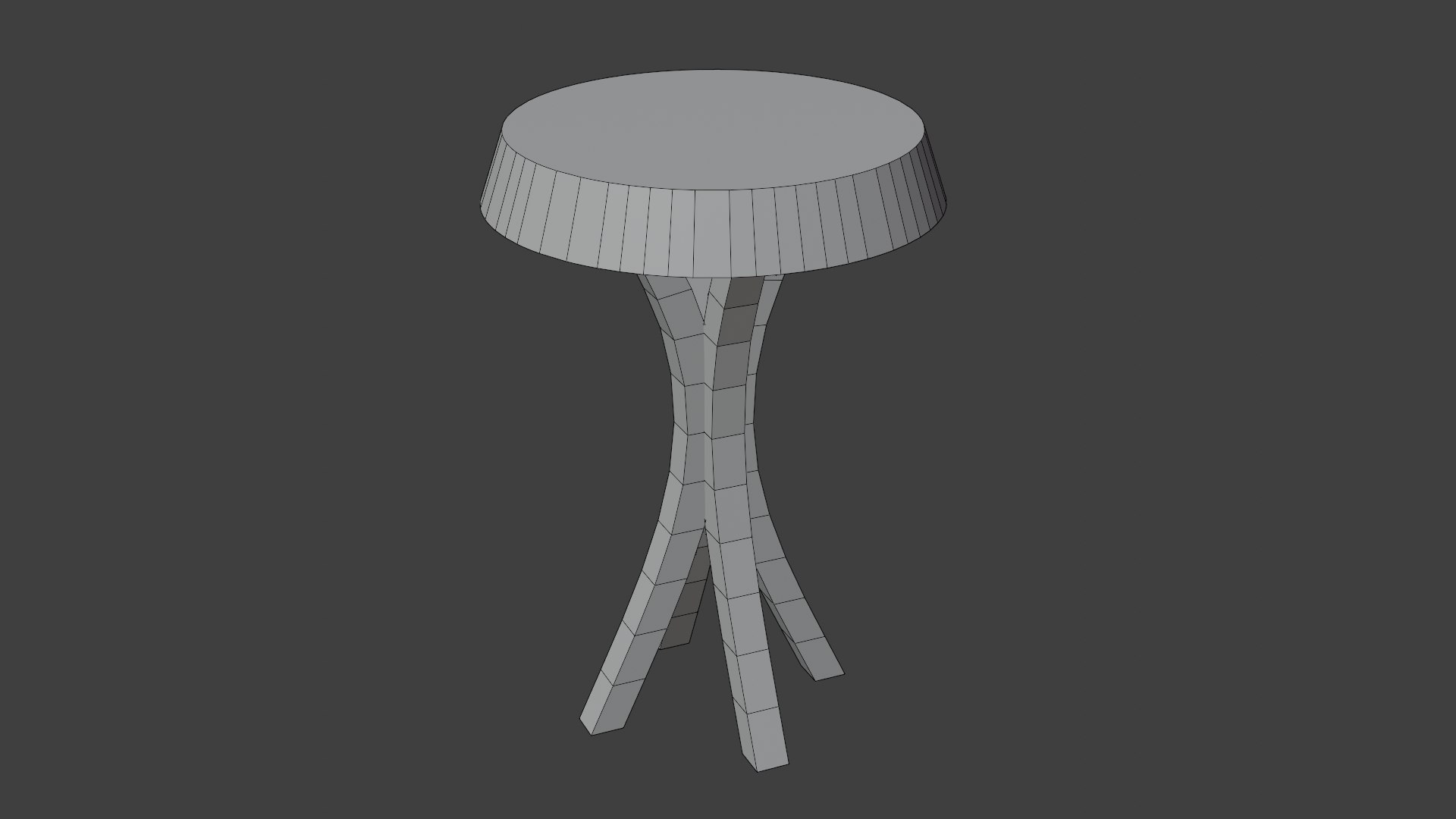Low Poly Bar Stool 3D - TurboSquid 1819985