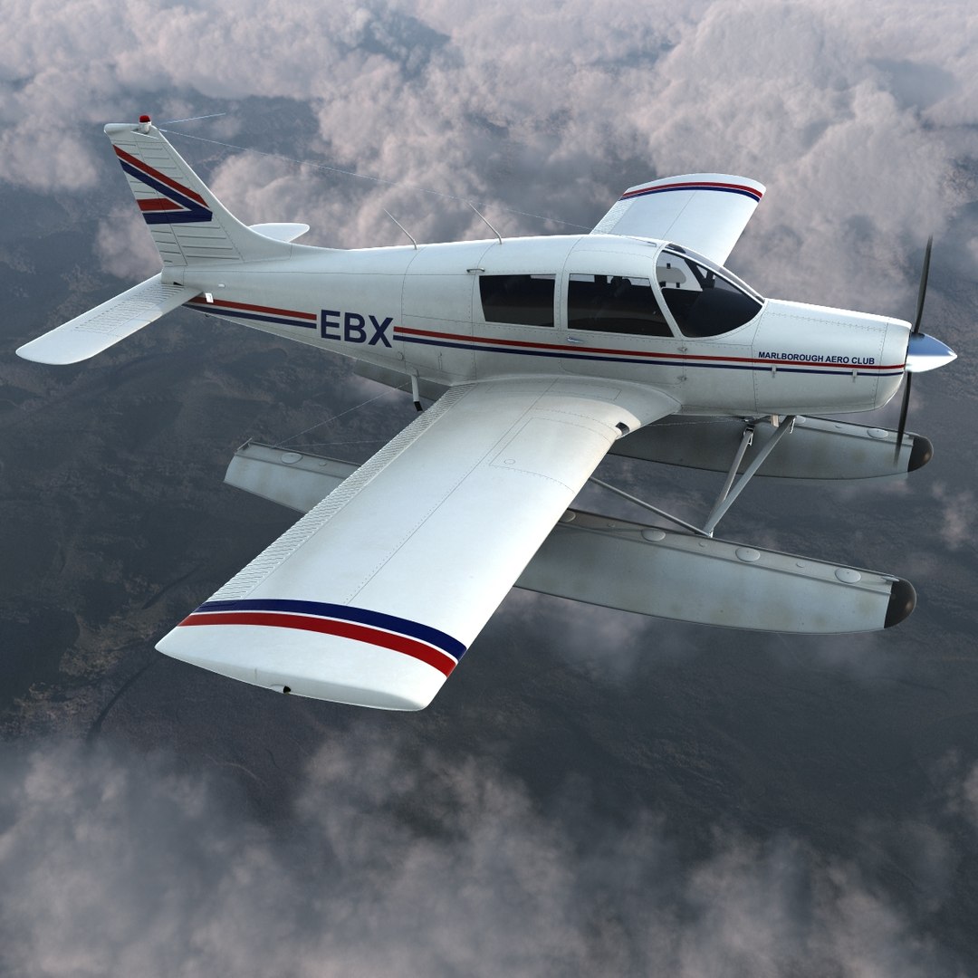 Cinema4d Light Aircraft Piper Pa