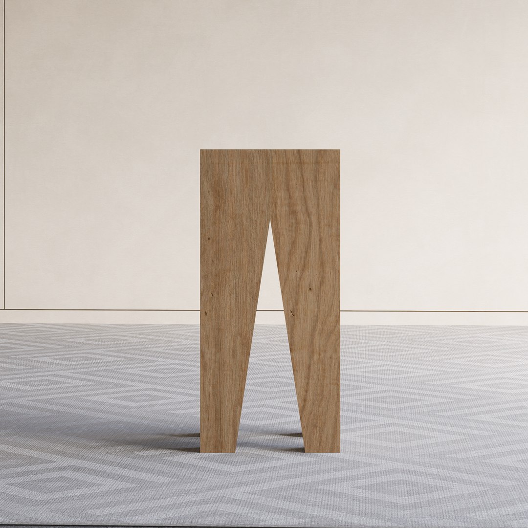 Wood Stool Chair 3D Model - TurboSquid 2211272