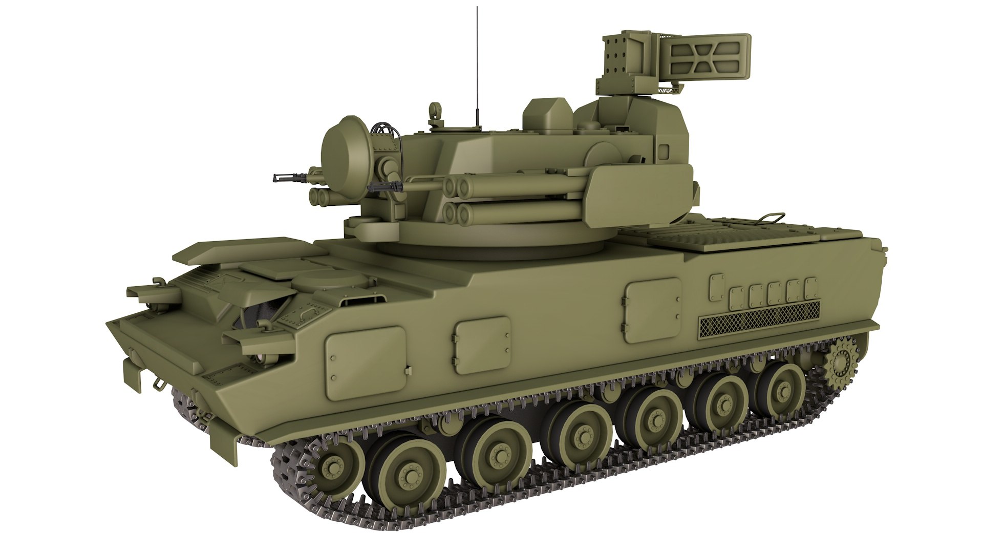 3D 2K22 Tunguska SA-19 Grison Model - TurboSquid 2308210