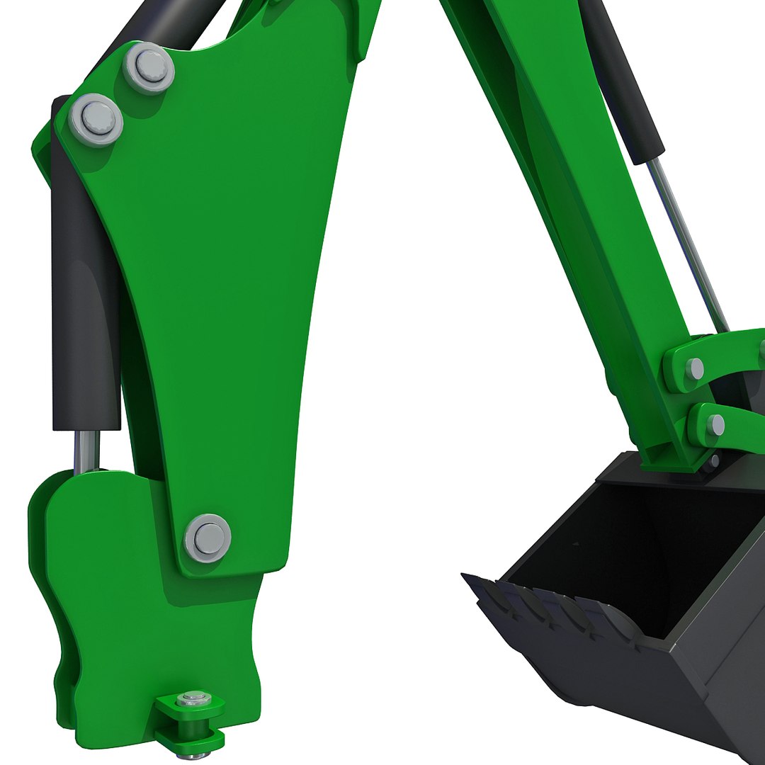 3d Shovel Backhoe Crane