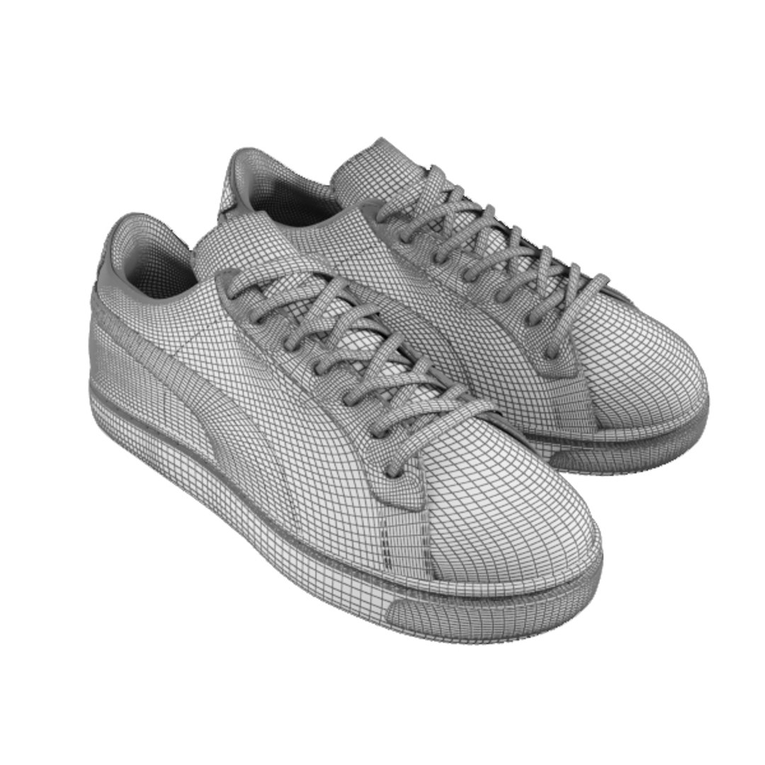 3d Model Puma Suede