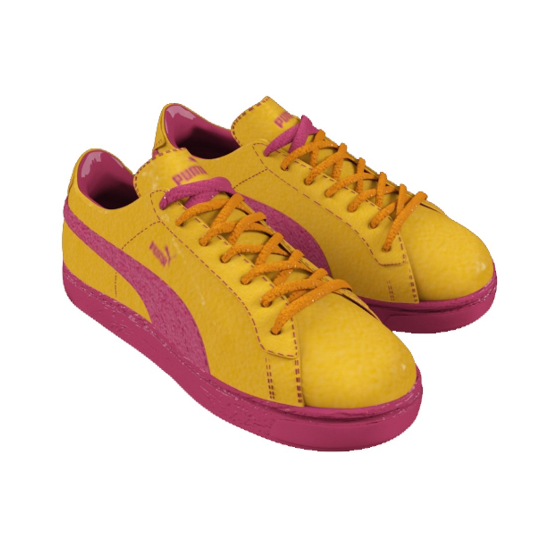 3d Model Puma Suede