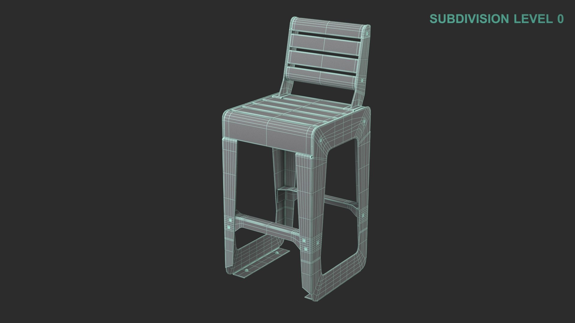 3D Outdoor Chair Model - TurboSquid 2197371