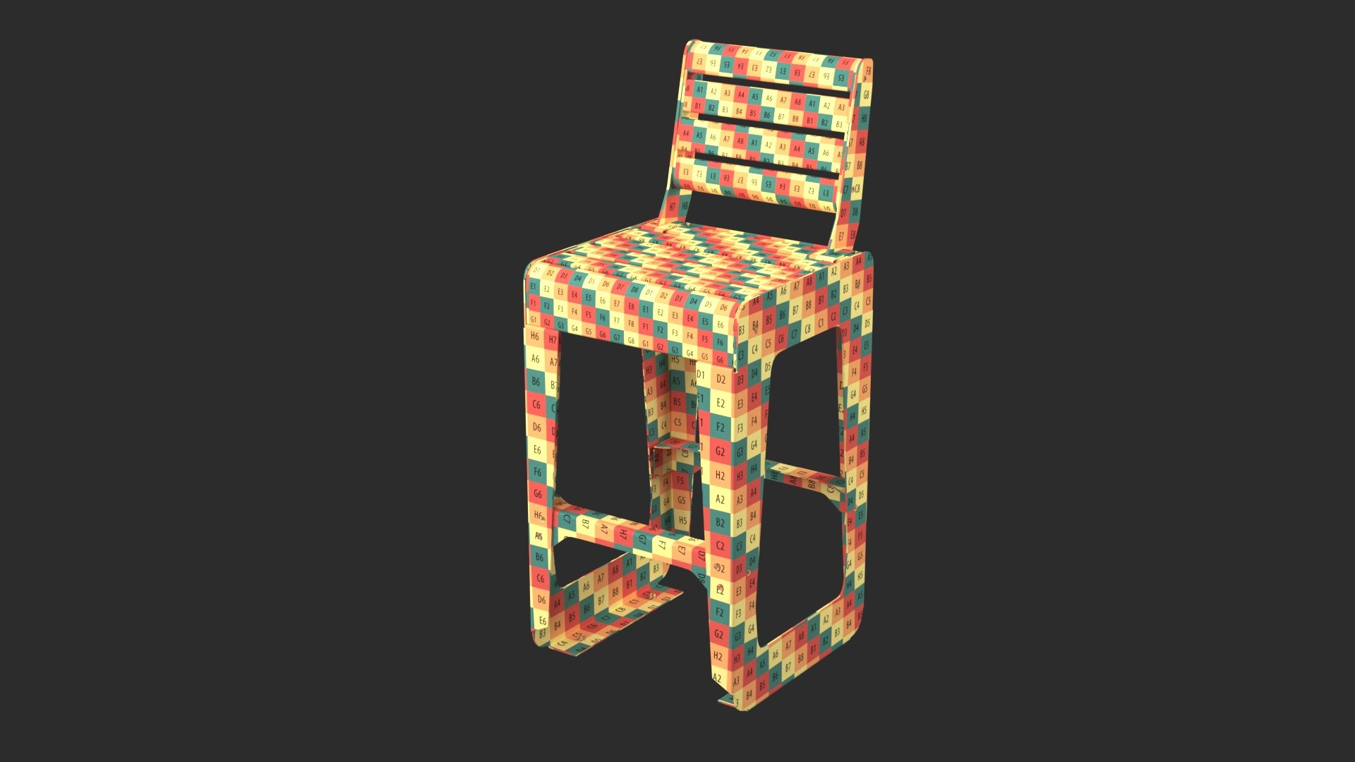3D Outdoor Chair Model - TurboSquid 2197371