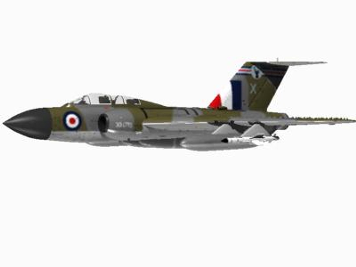 3d Gloster Javelin Jet Fighter