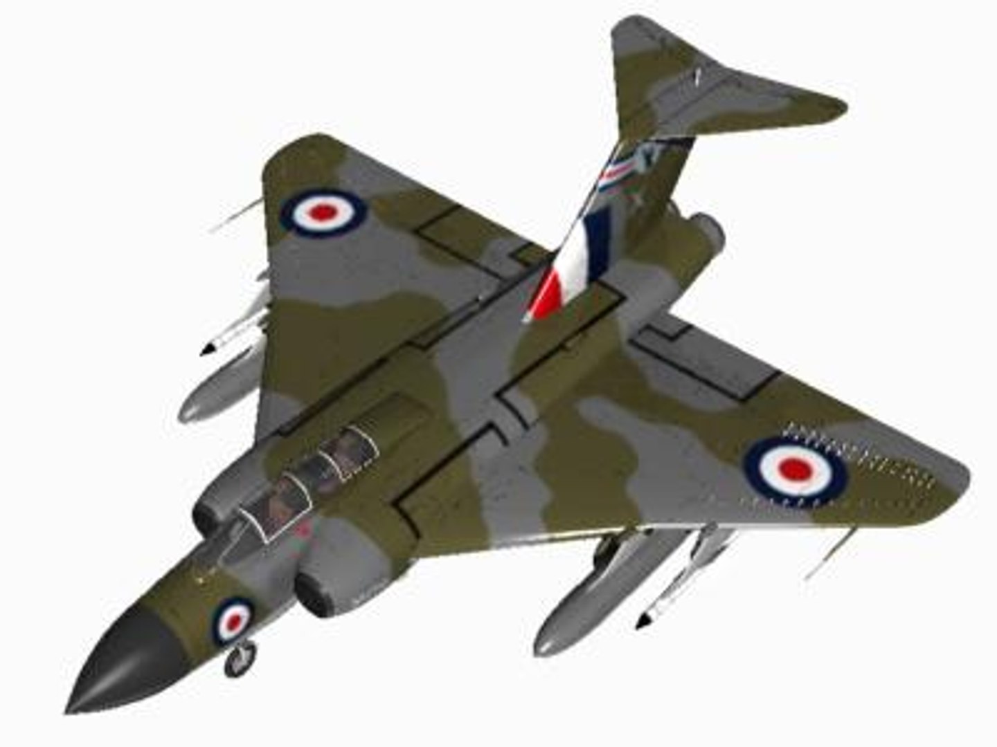 3d Gloster Javelin Jet Fighter