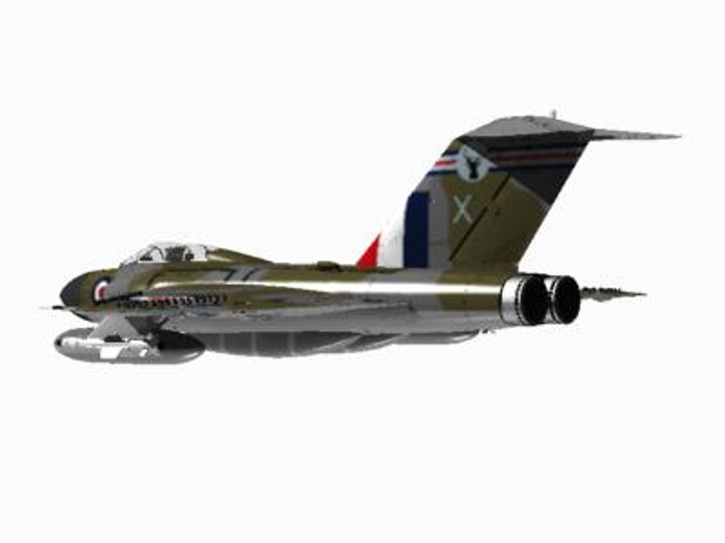 3d Gloster Javelin Jet Fighter