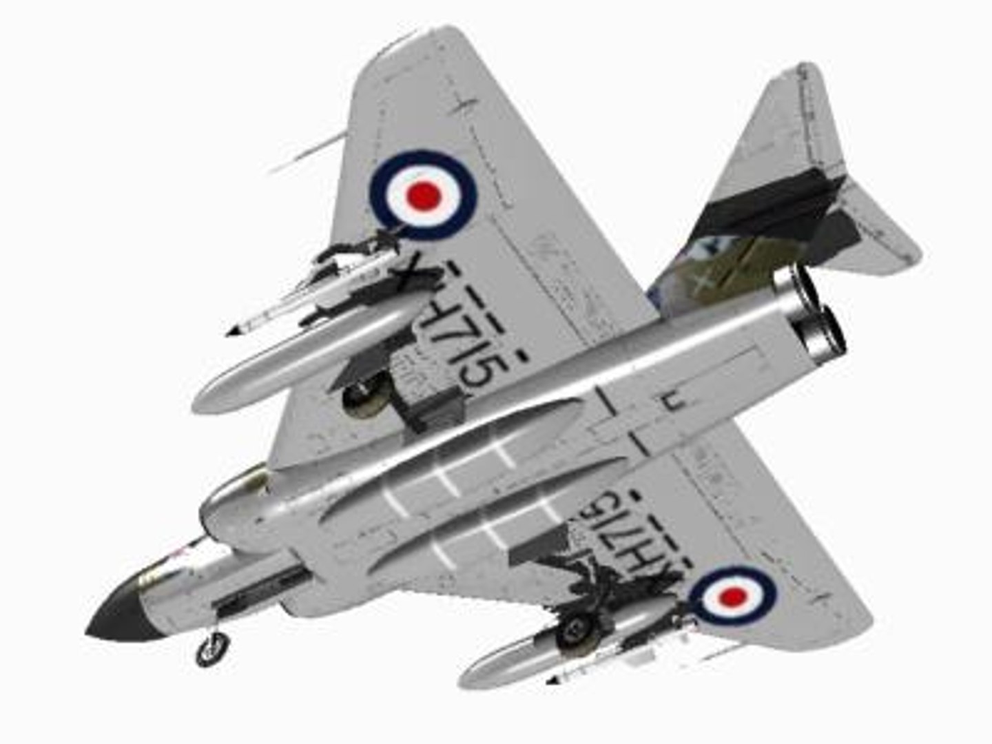 3d Gloster Javelin Jet Fighter