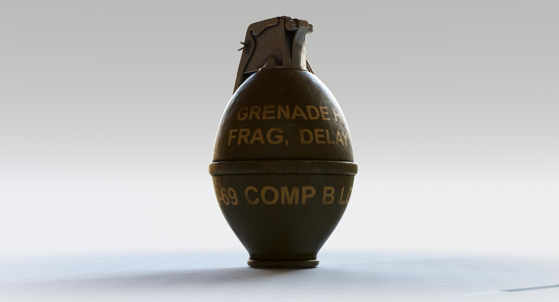 3D Lemon Grenade Model - TurboSquid 1409511