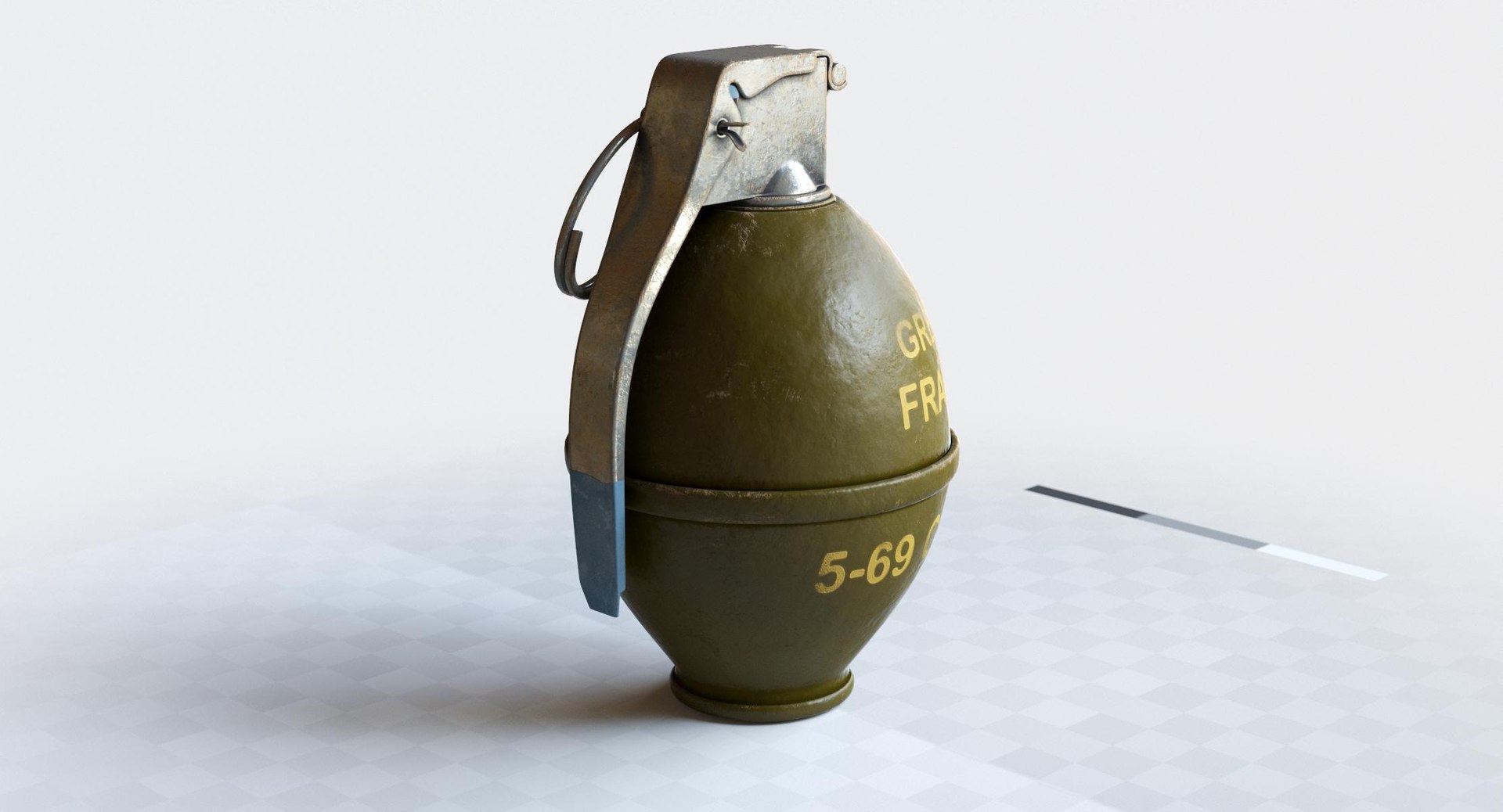 3D Lemon Grenade Model - TurboSquid 1409511
