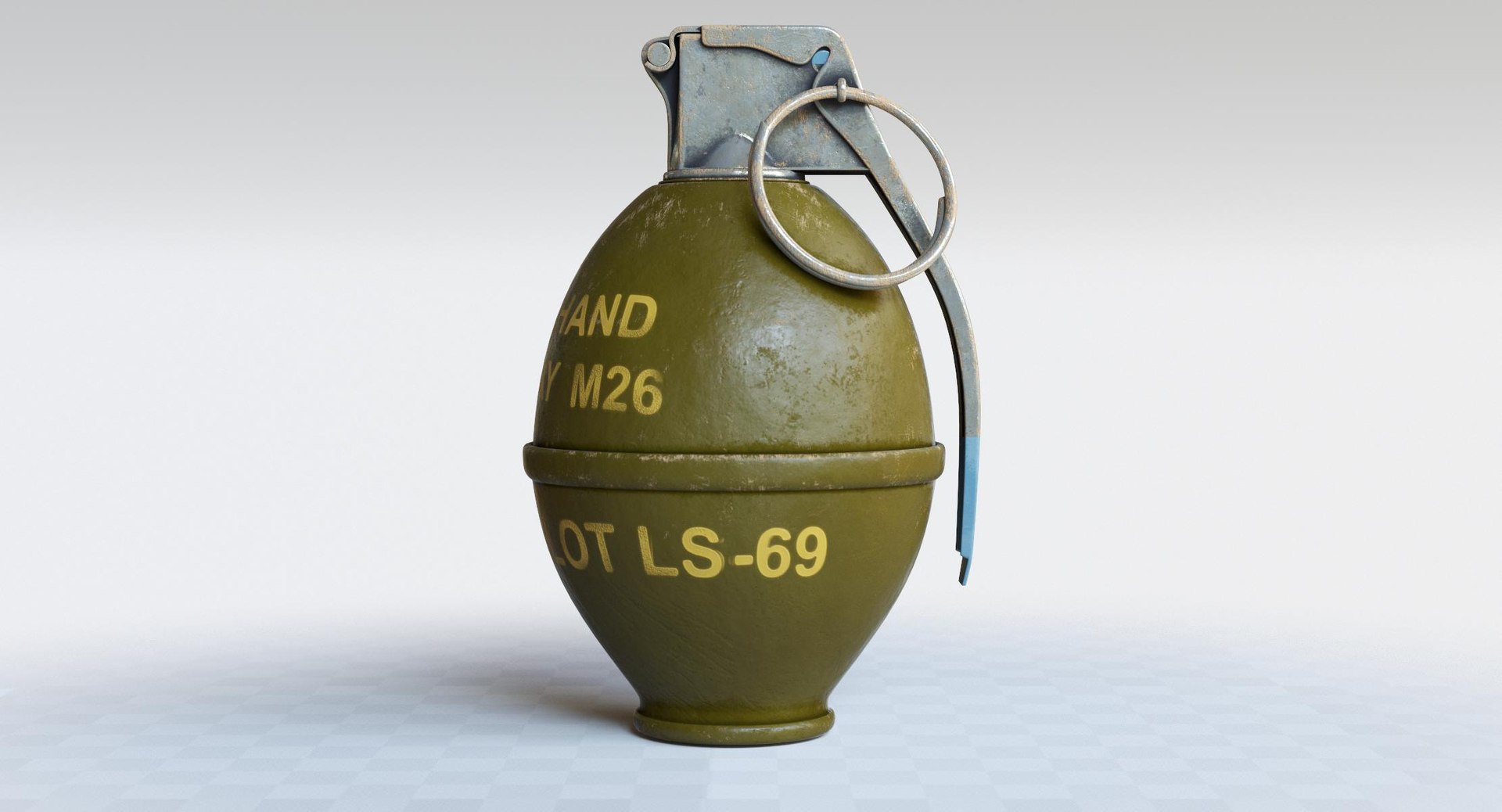 3D Lemon Grenade Model - TurboSquid 1409511