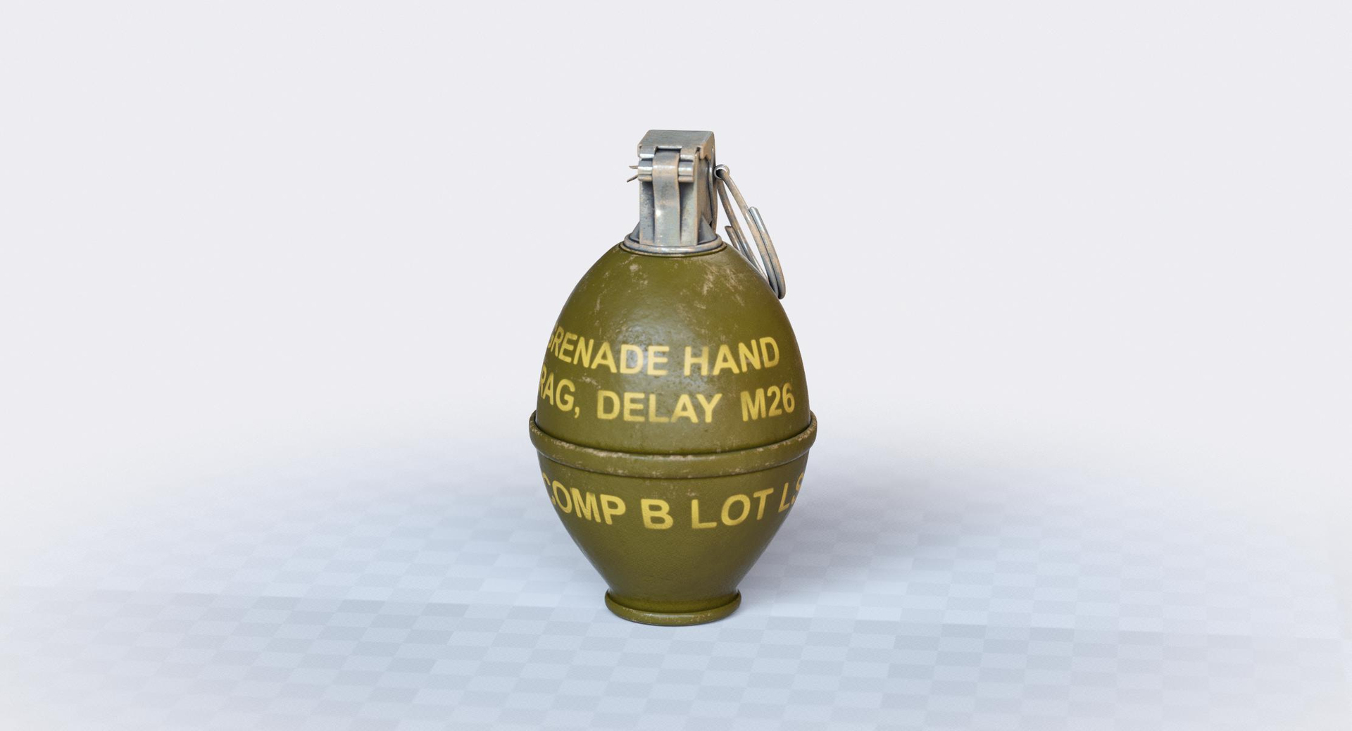 3D lemon grenade model - TurboSquid 1409511