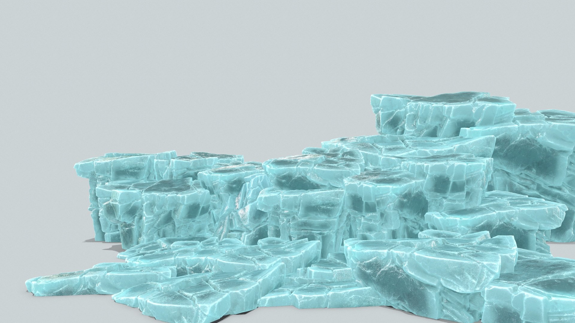 Ice Cliff 3D Model - TurboSquid 2216448