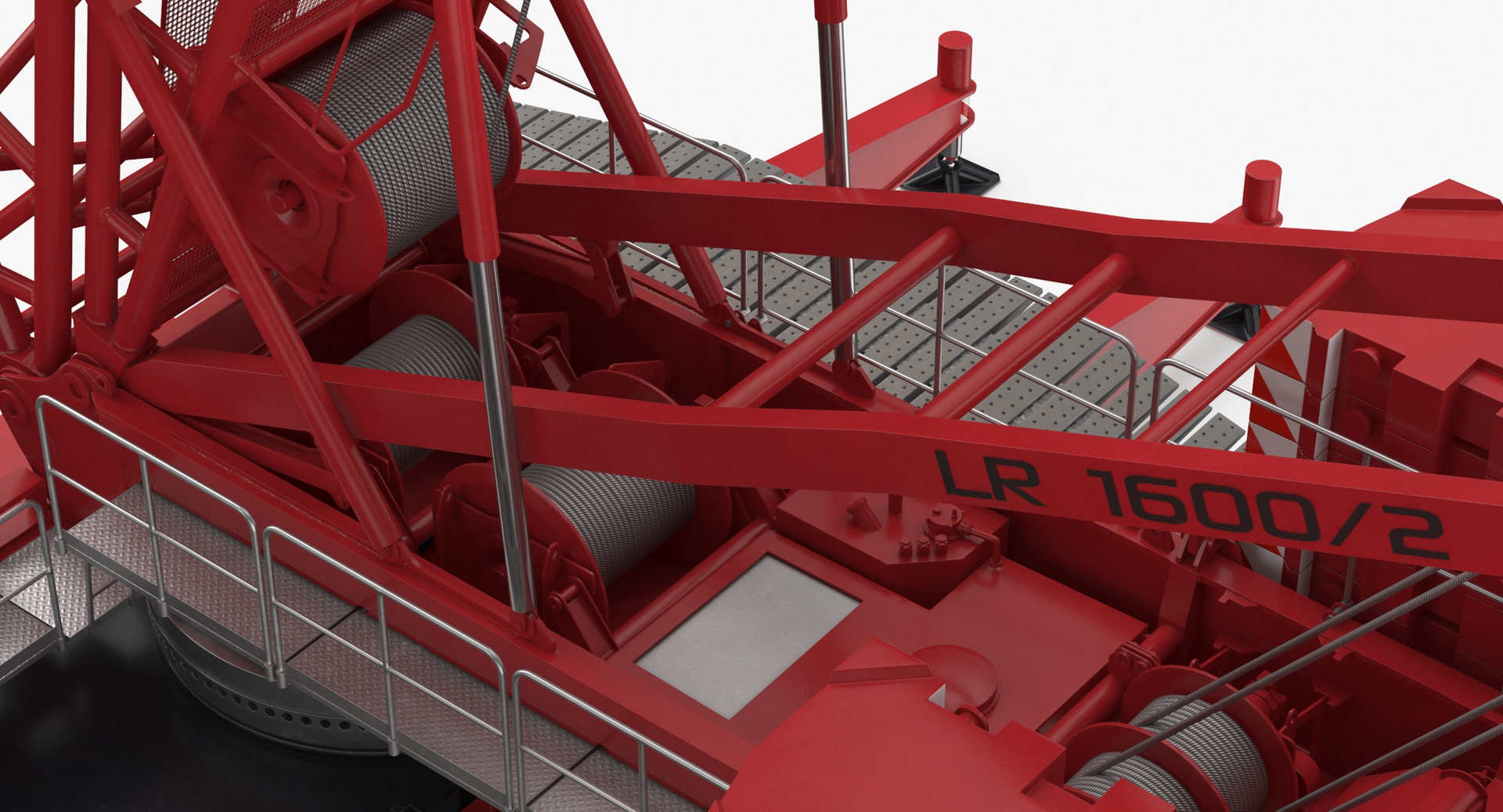 3D liebherr lr 1600-2 crawler crane - TurboSquid 1700770