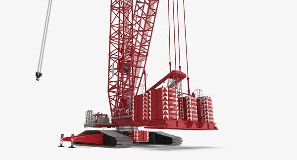 3D liebherr lr 1600-2 crawler crane - TurboSquid 1700770