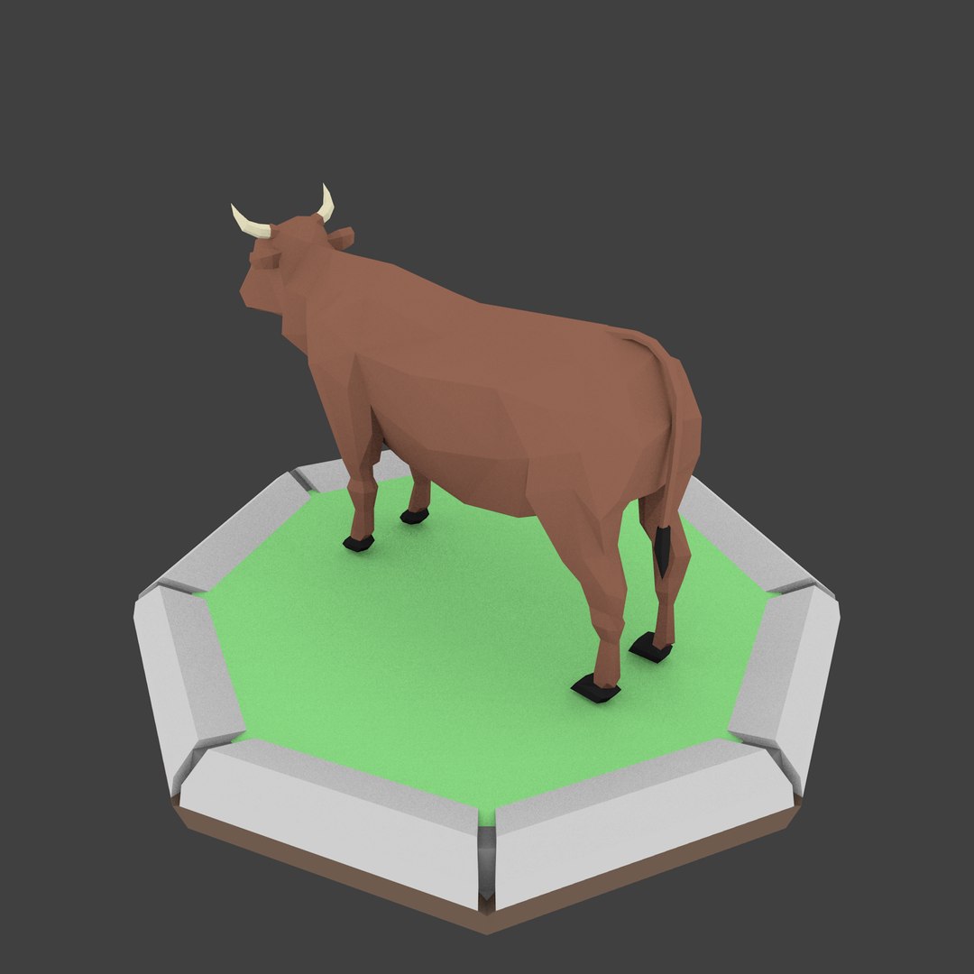 3D Bull Model - TurboSquid 1173715
