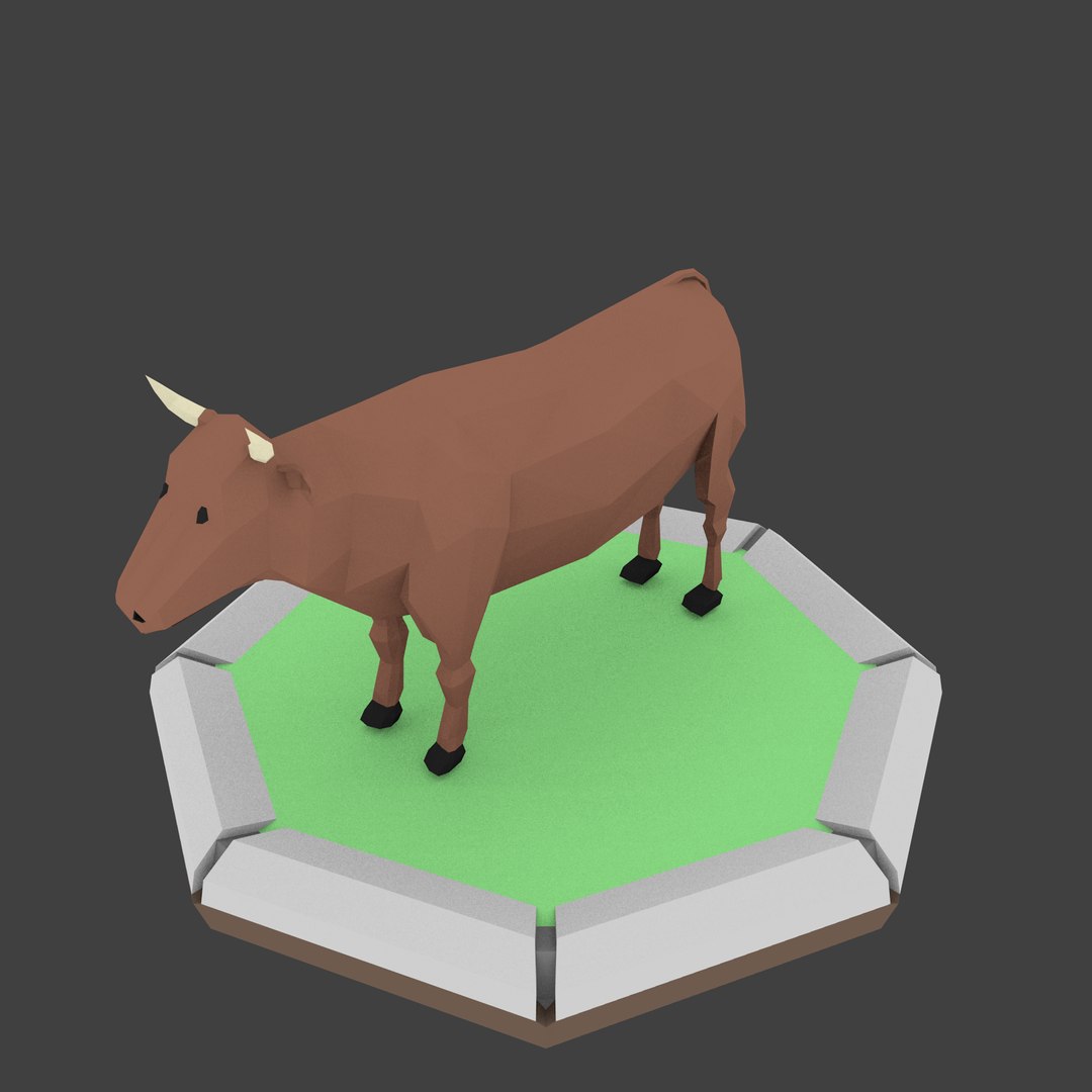 3D Bull Model - TurboSquid 1173715