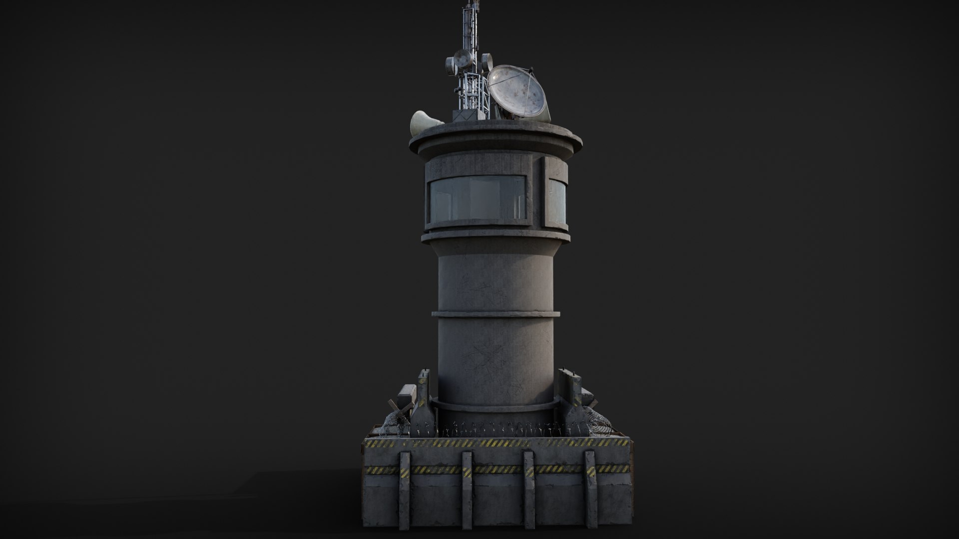 3D Guard Tower Model - TurboSquid 2122379