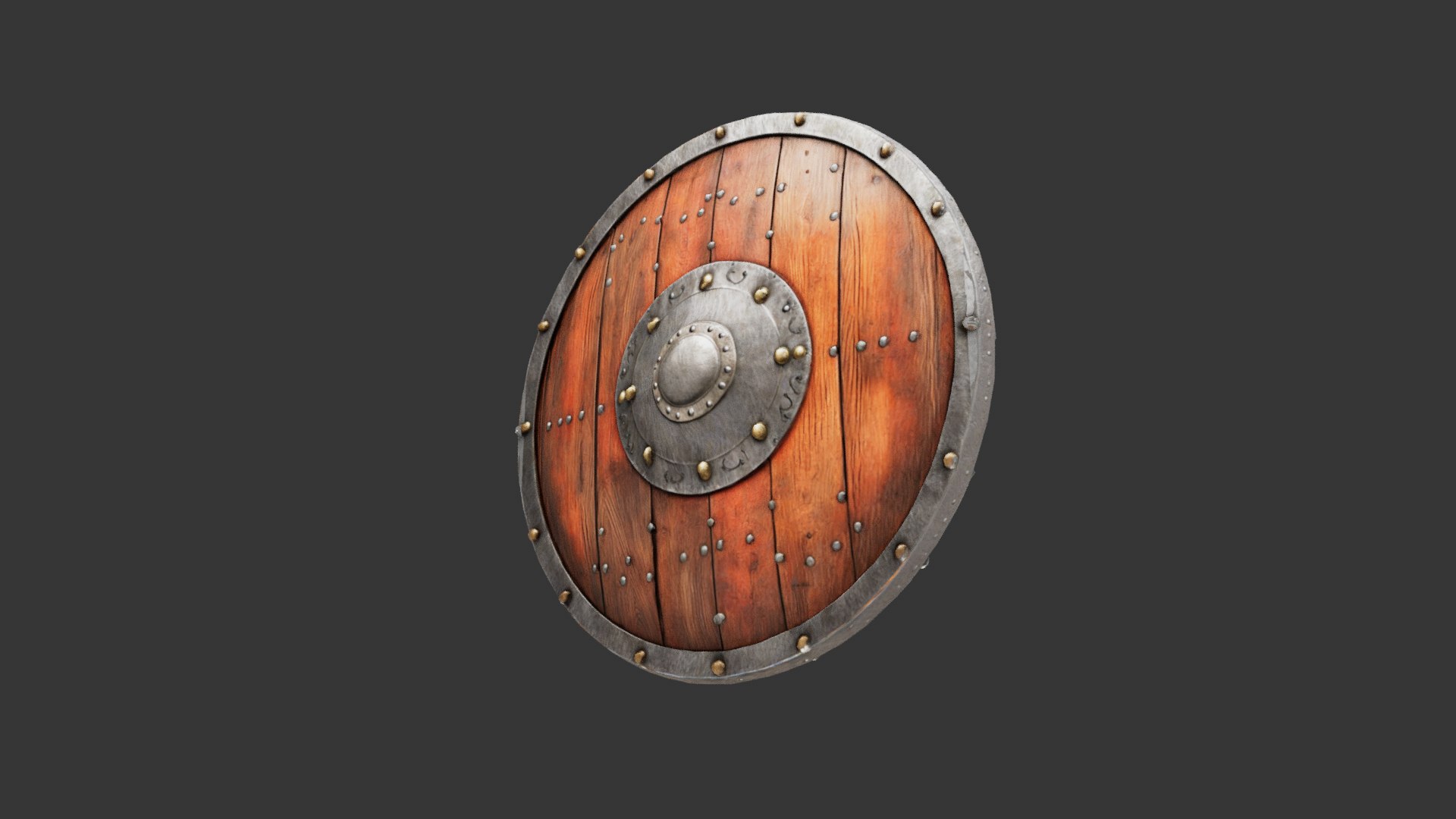 3D Round Shield - TurboSquid 2411407