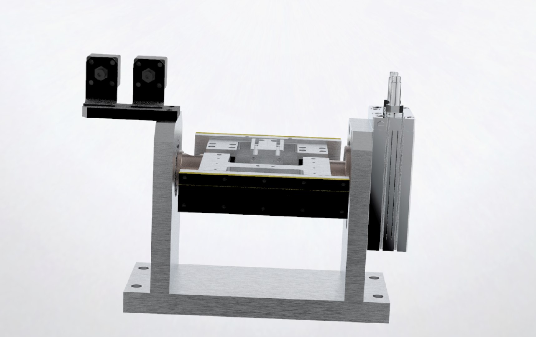 Double rotation feeding mechanism model - TurboSquid 1875426
