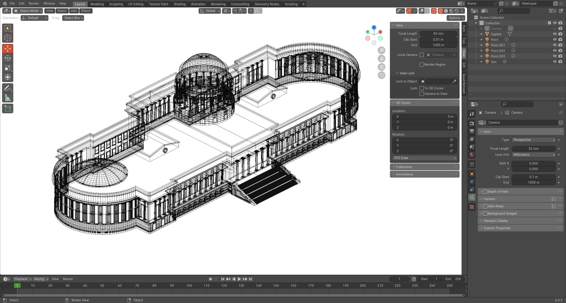 Capitol 3D - TurboSquid 2170891