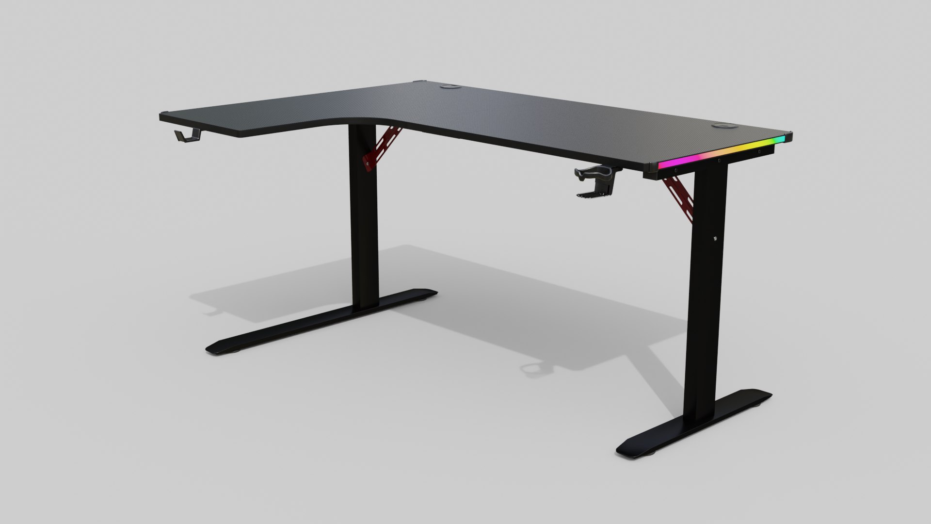 Corner Gaming Desk 3D Model - TurboSquid 2254122